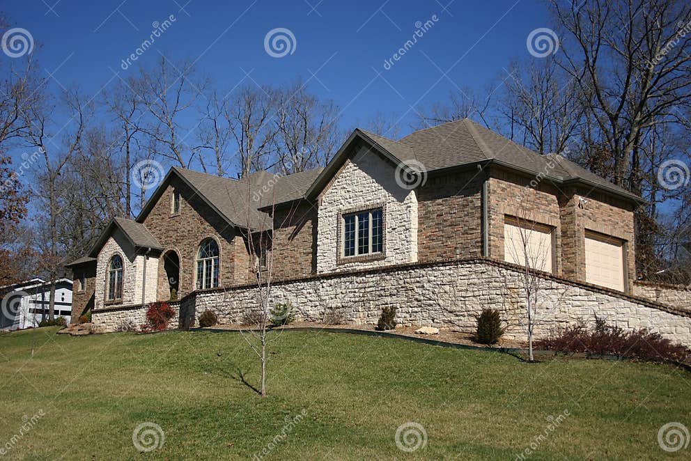 Rocky home stock photo. Image of stone, house, architecture - 75590