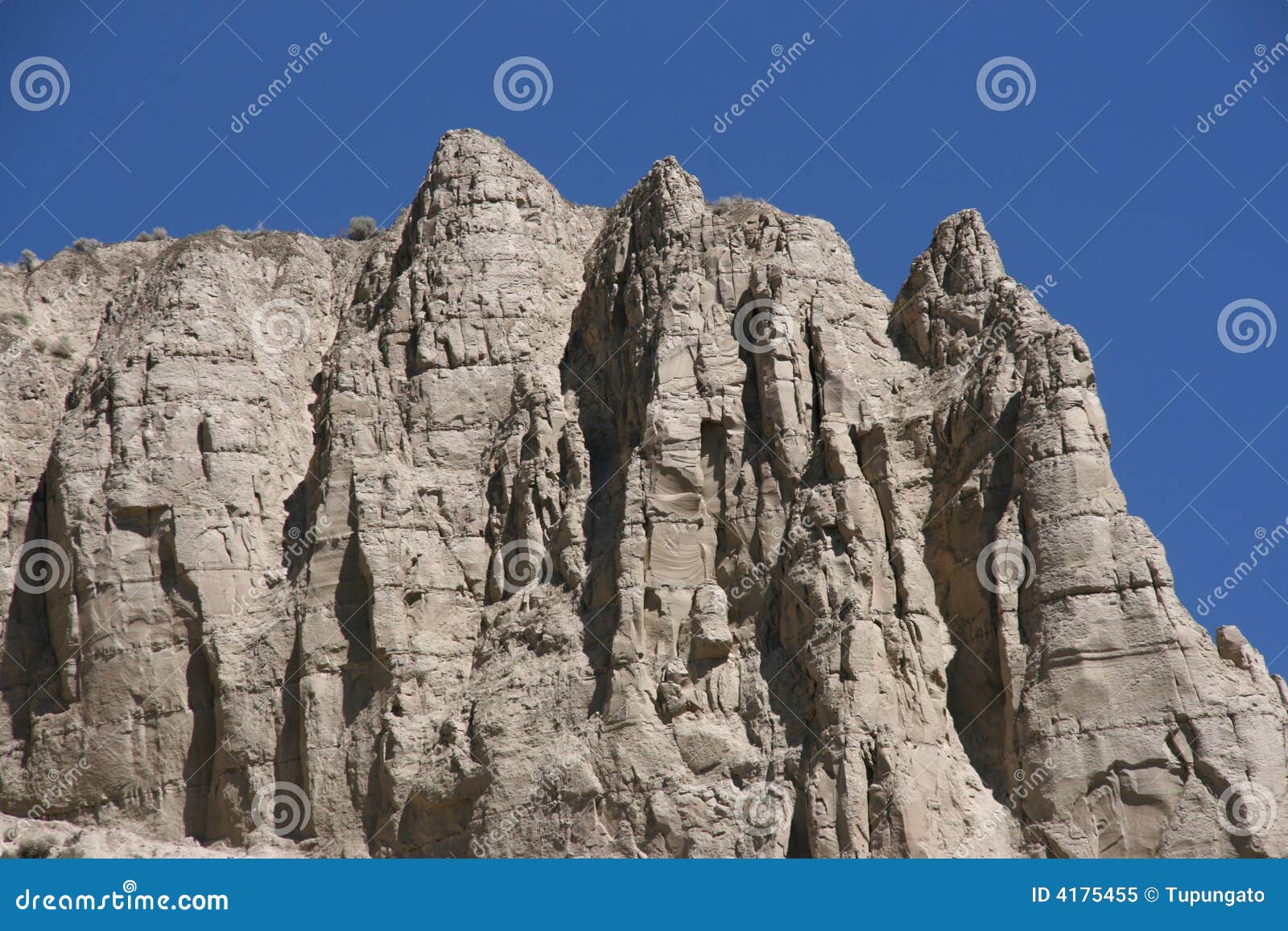 Rocky landscape stock image. Image of crumble, erosion - 4175455