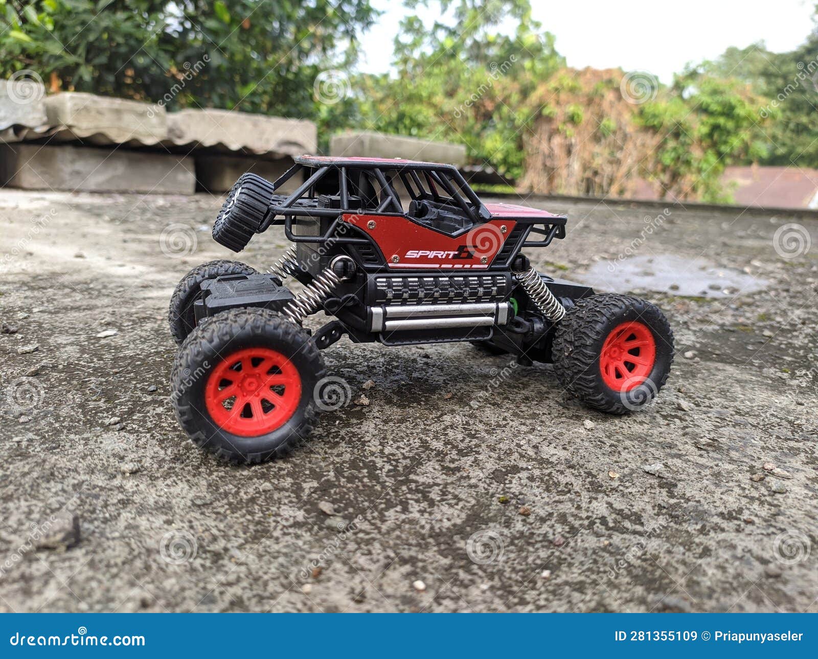 Rocky Mountain Climber Remote Car Stock Image - Image of truck, soil ...