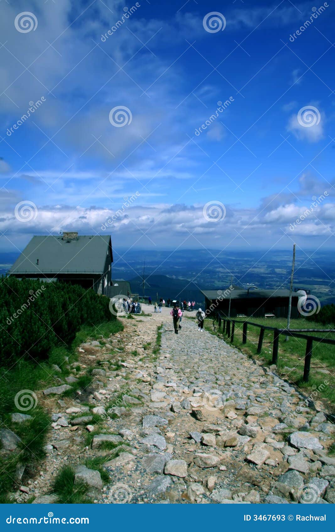 Rocky mountain path stock image. Image of mountainside - 3467693