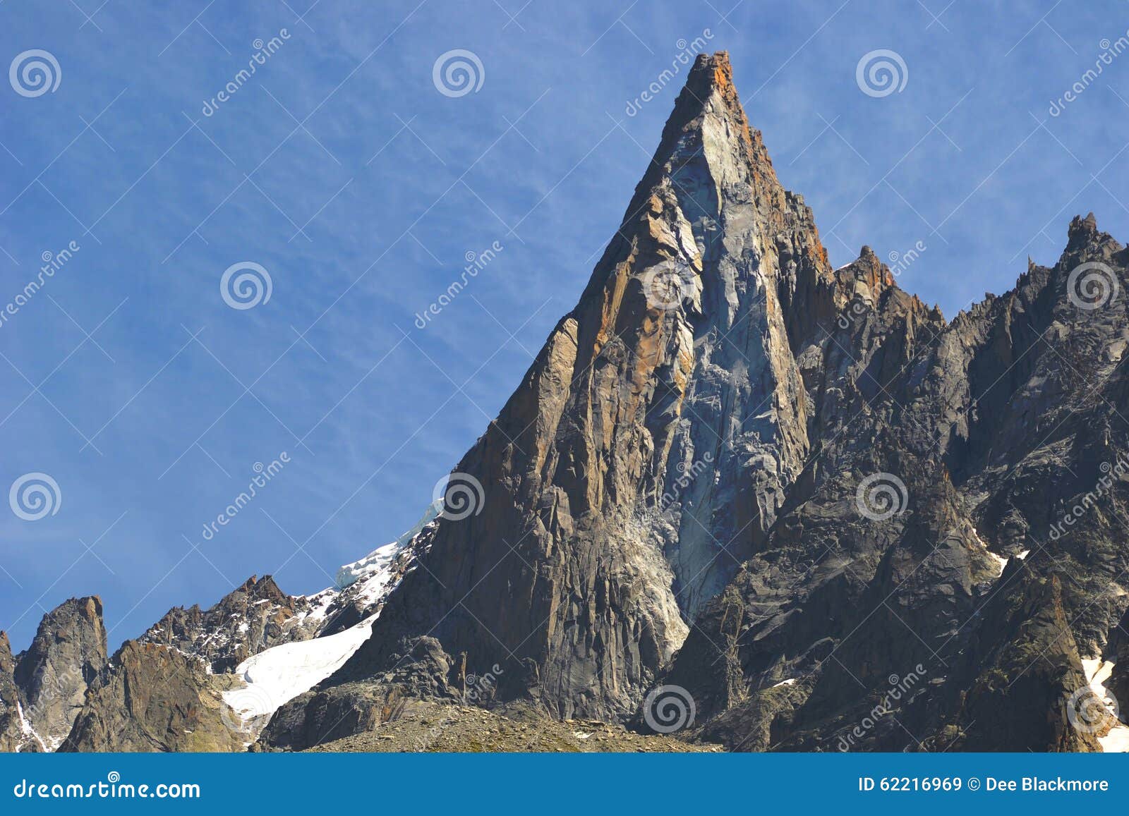Rocky Mountain Peak stock image. Image of mountains, peak - 62216969