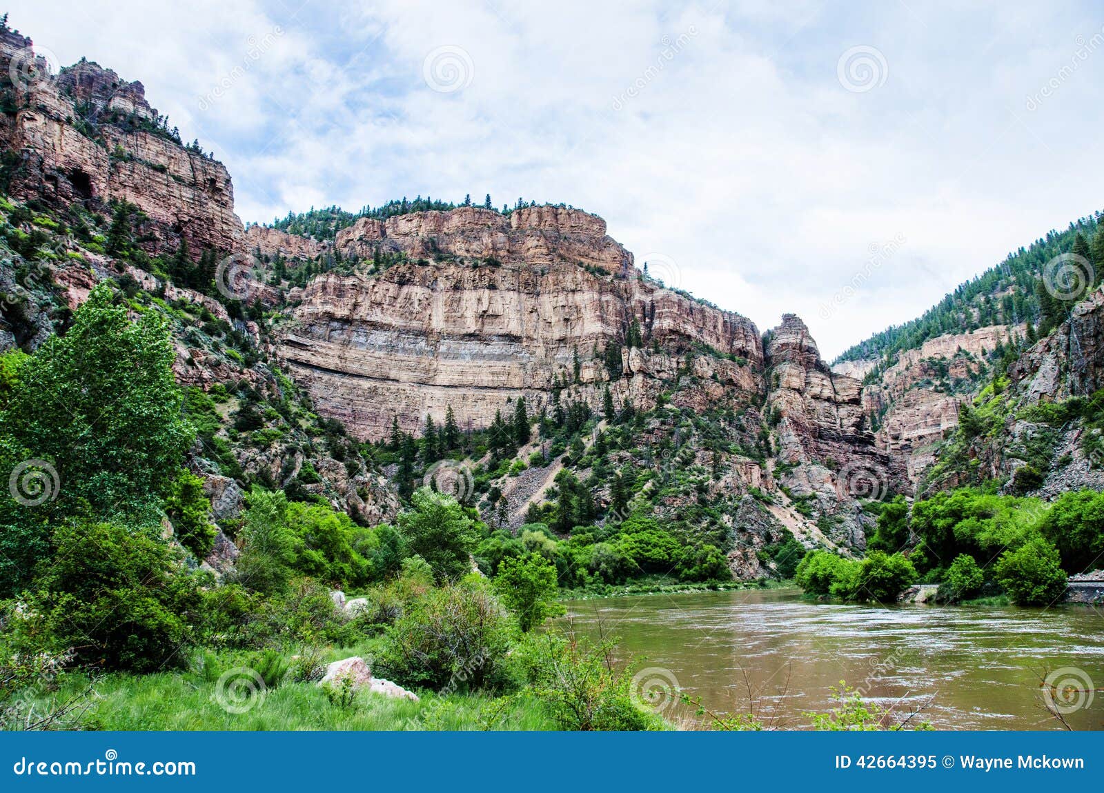 Rocky Mountain river stock image. Image of environmental - 42664395