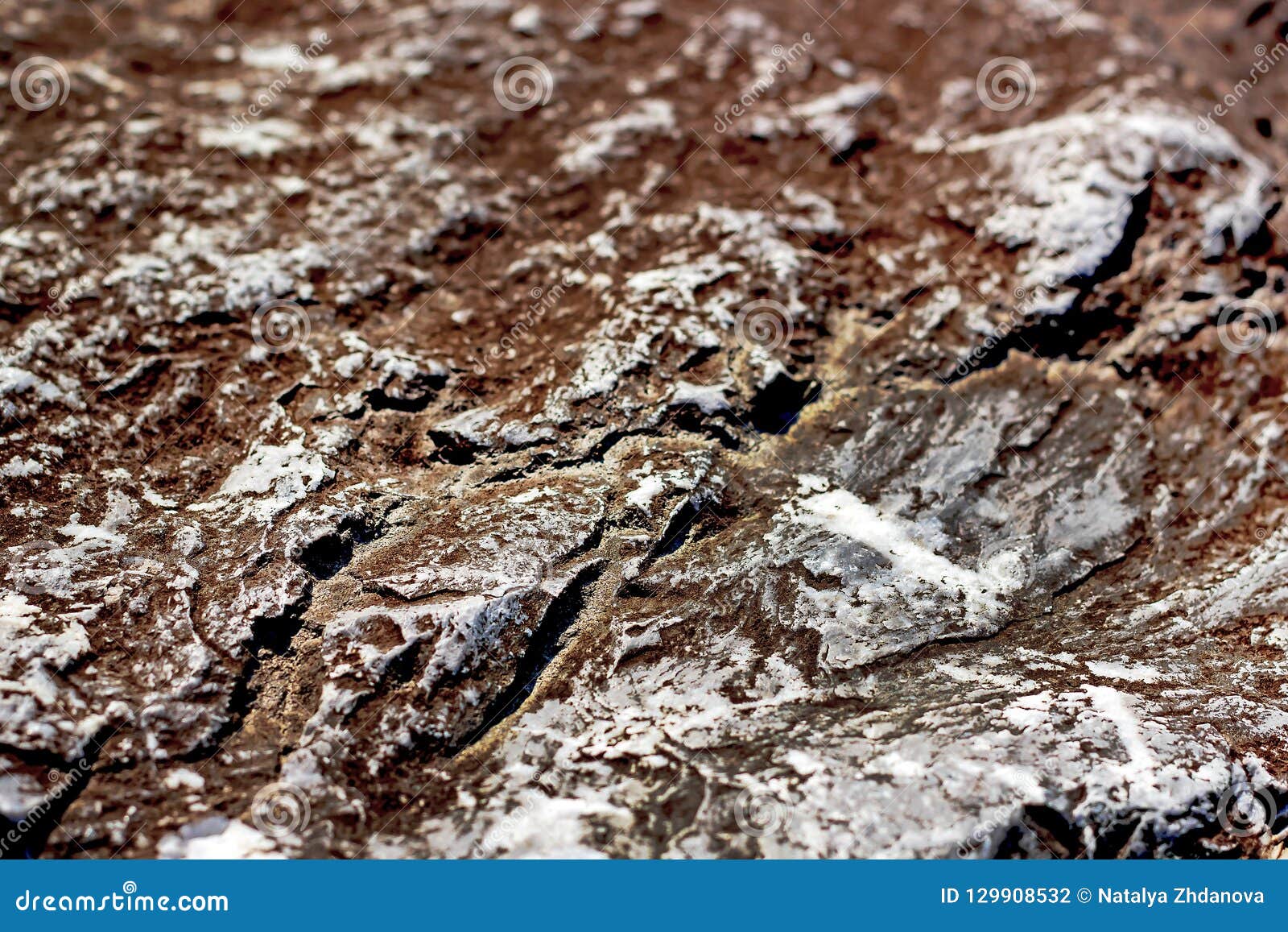 Rocky Mountain Rock Close-up in Sunlight, Mars Stock Photo - Image of ...