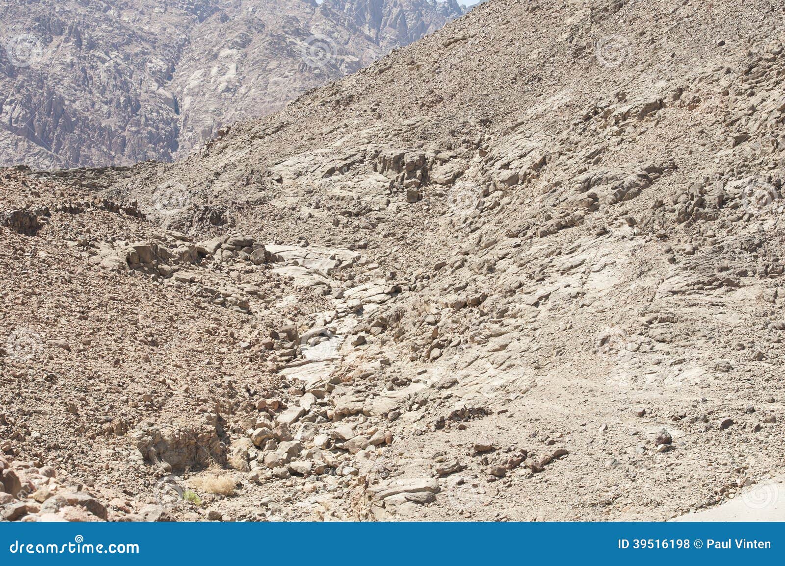 Rocky Mountain Slope in a Desert Stock Photo - Image of desert, yellow ...