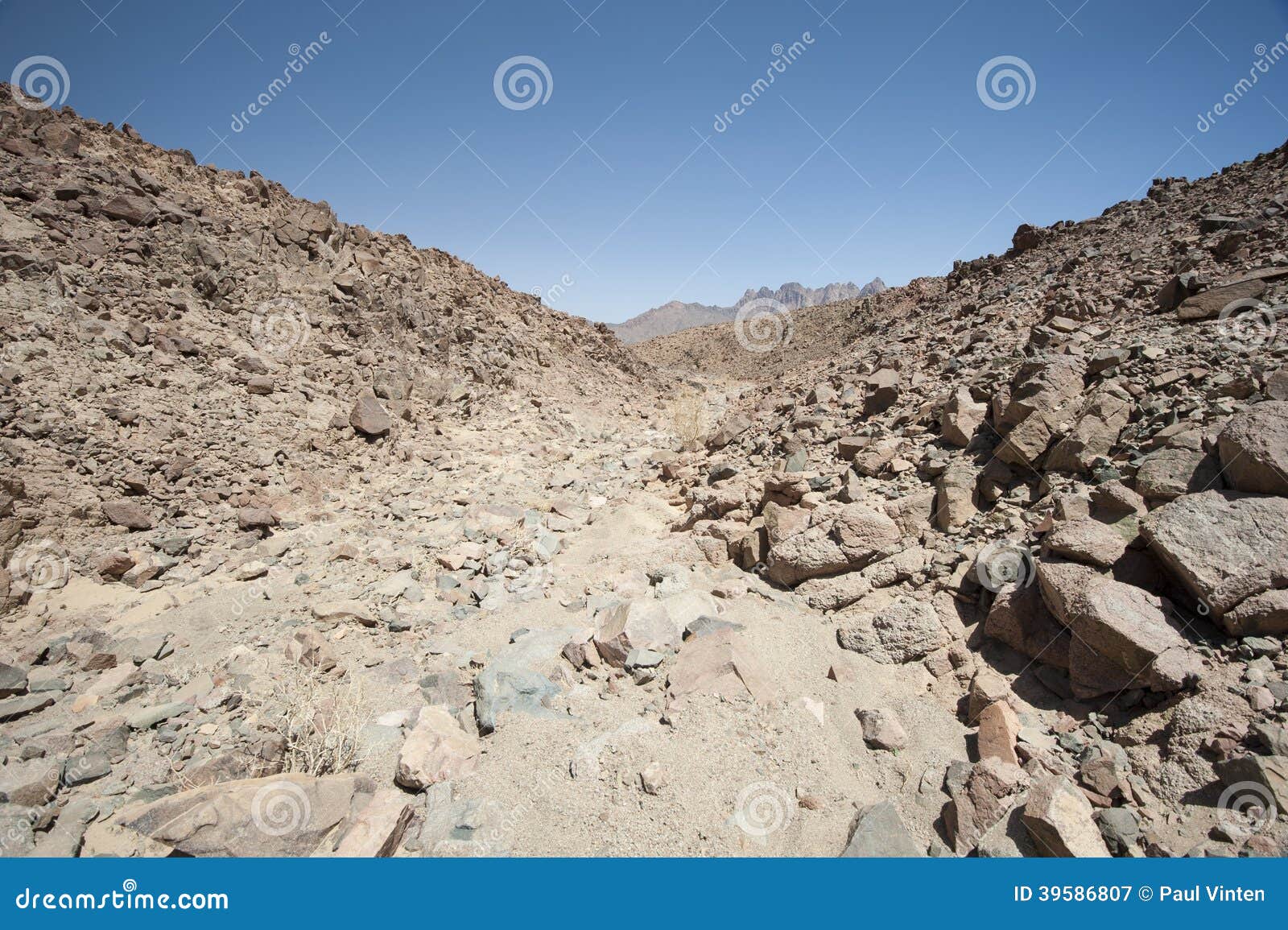 Rocky Mountain Slope in a Desert Stock Image - Image of arid, rock ...