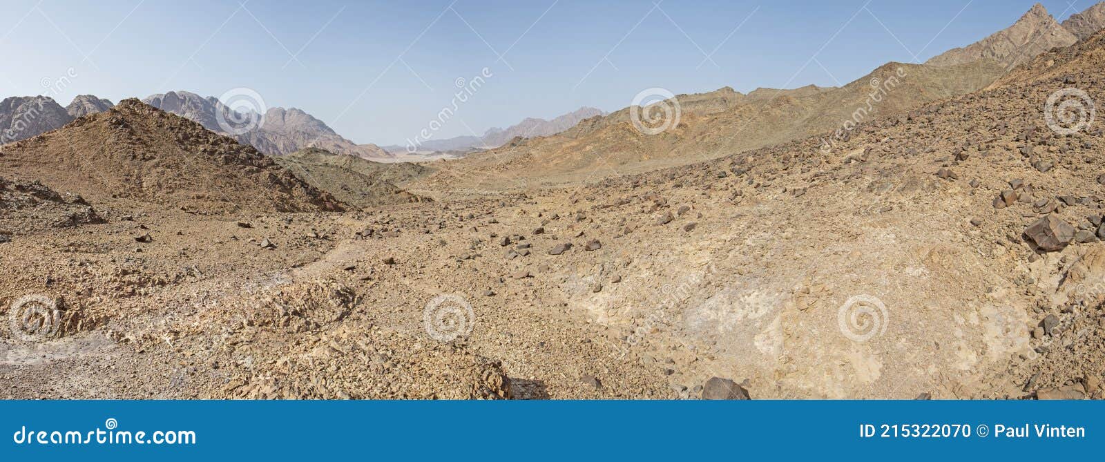 Rocky Mountain Slope Landscape in a Desert Stock Photo - Image of ...