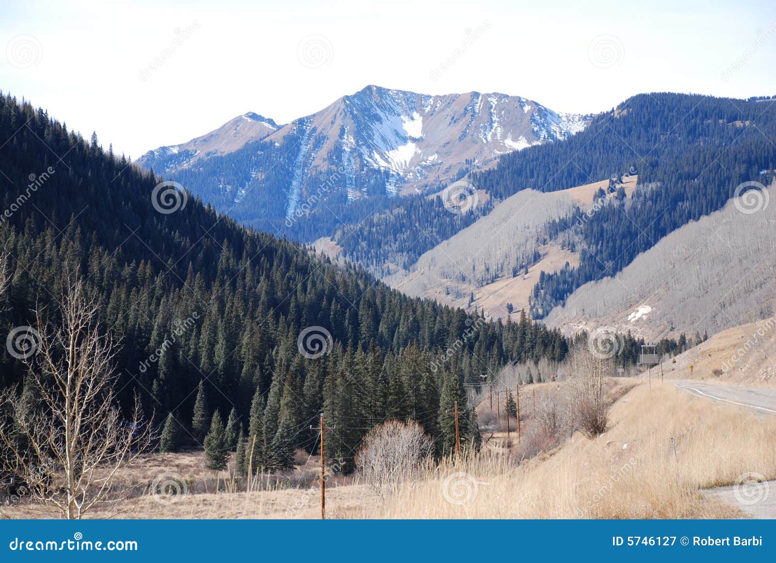 Rocky Mountains stock image. Image of treeline, capped - 5746127