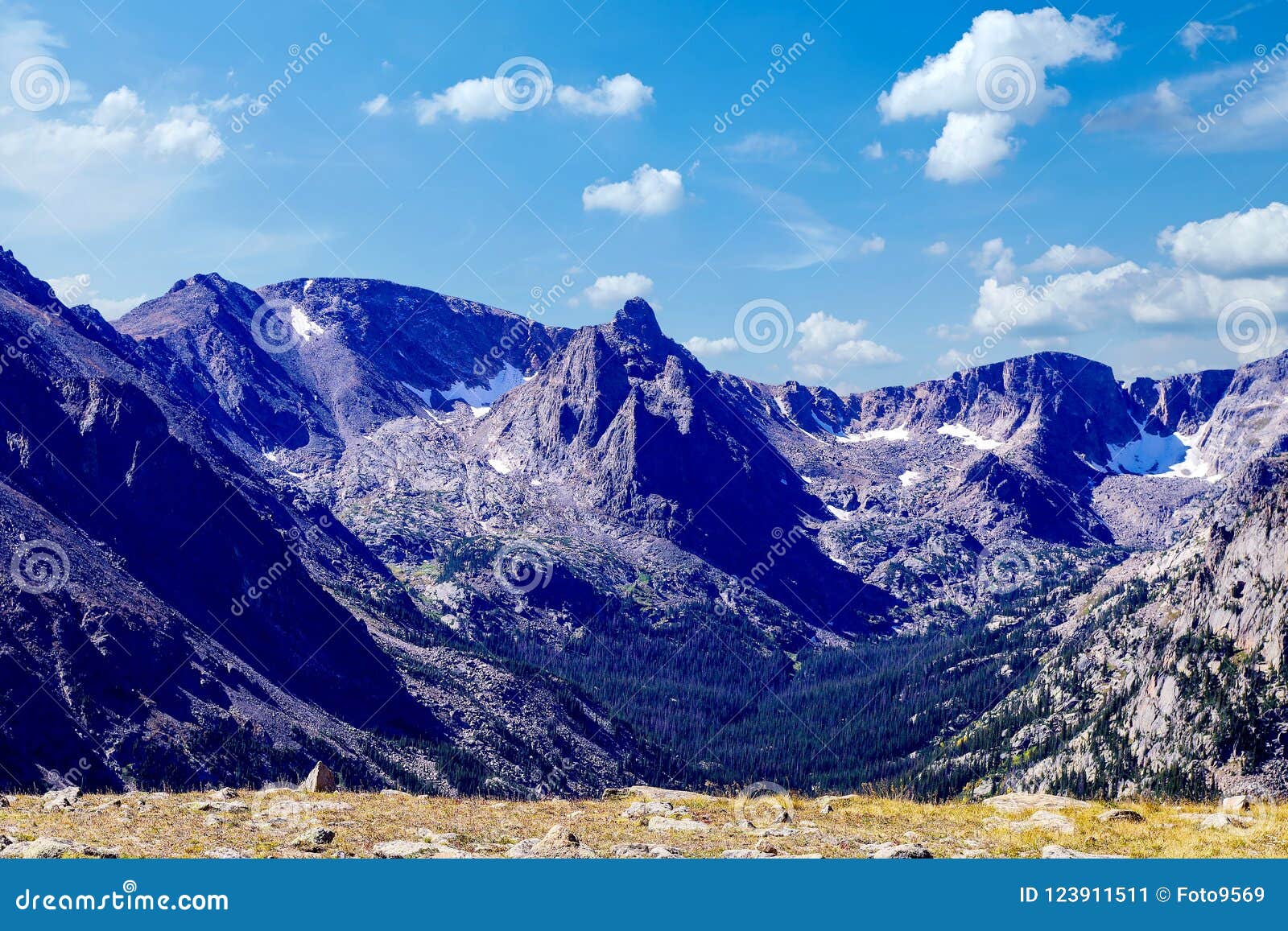 Rocky Mountains is a Mountain Range in the USA Stock Image - Image of ...