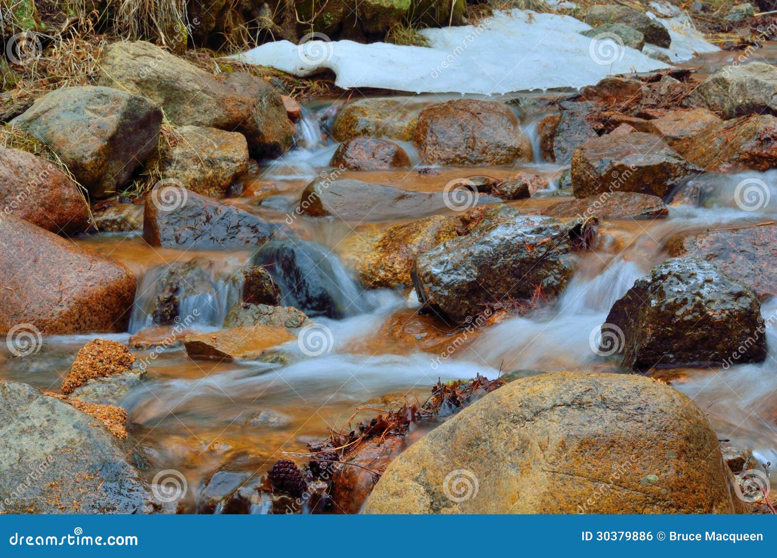 Rocky Mountains Stream stock photo. Image of natural - 30379886