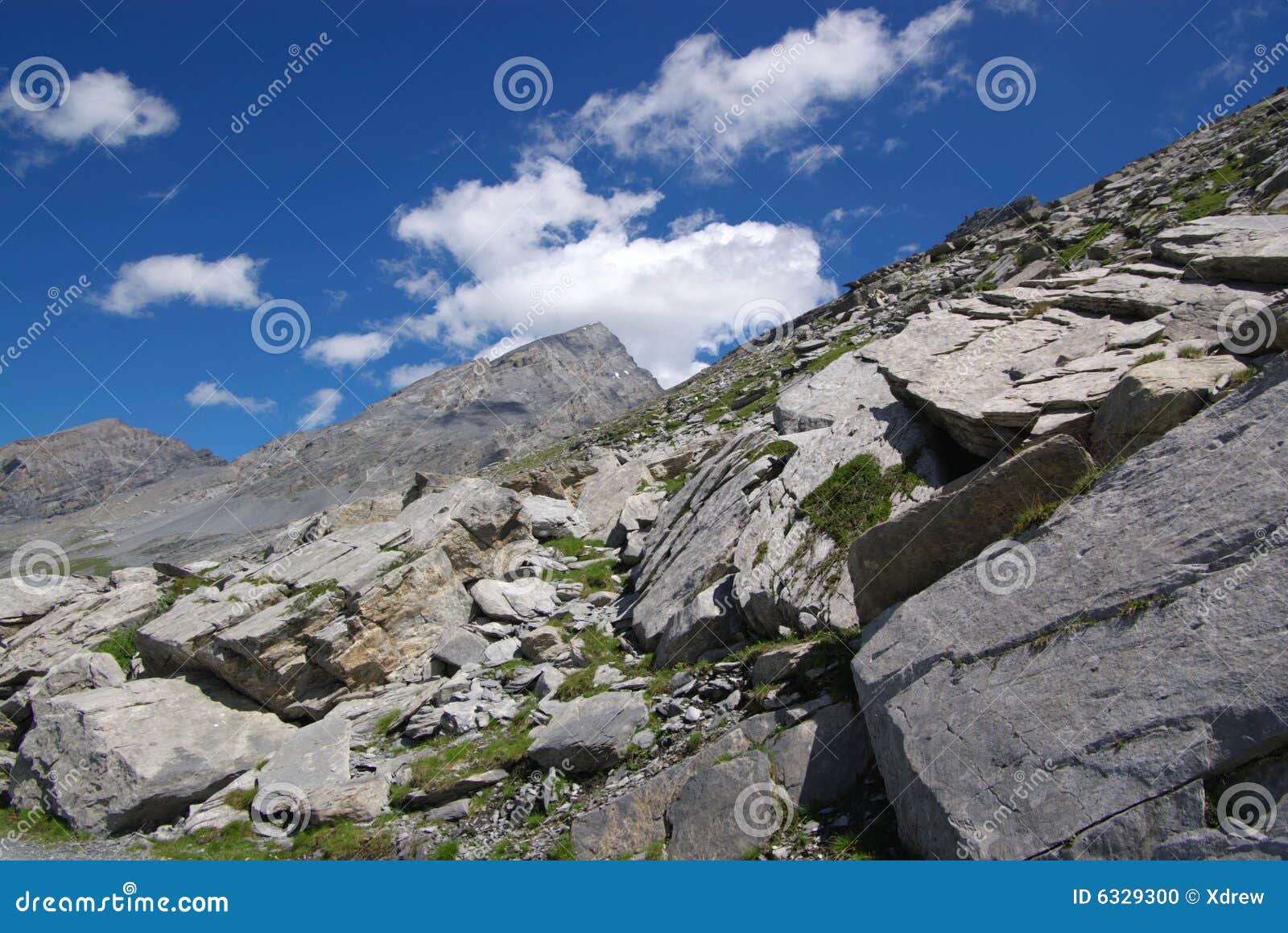 Rocky mountainside stock photo. Image of boulders, scenic - 6329300