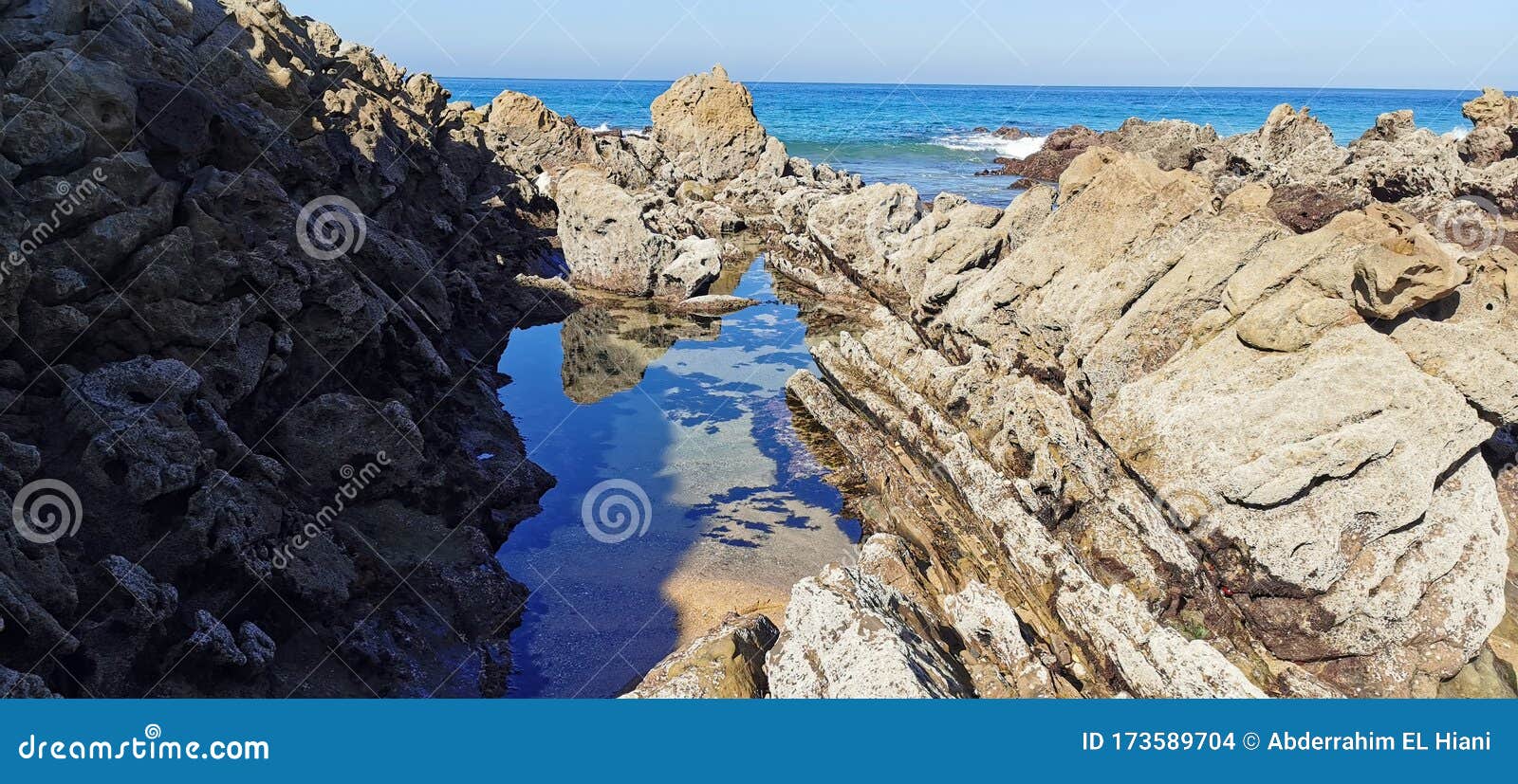 Rocky Ocean Beach stock photo. Image of wavecrash, waves - 173589704