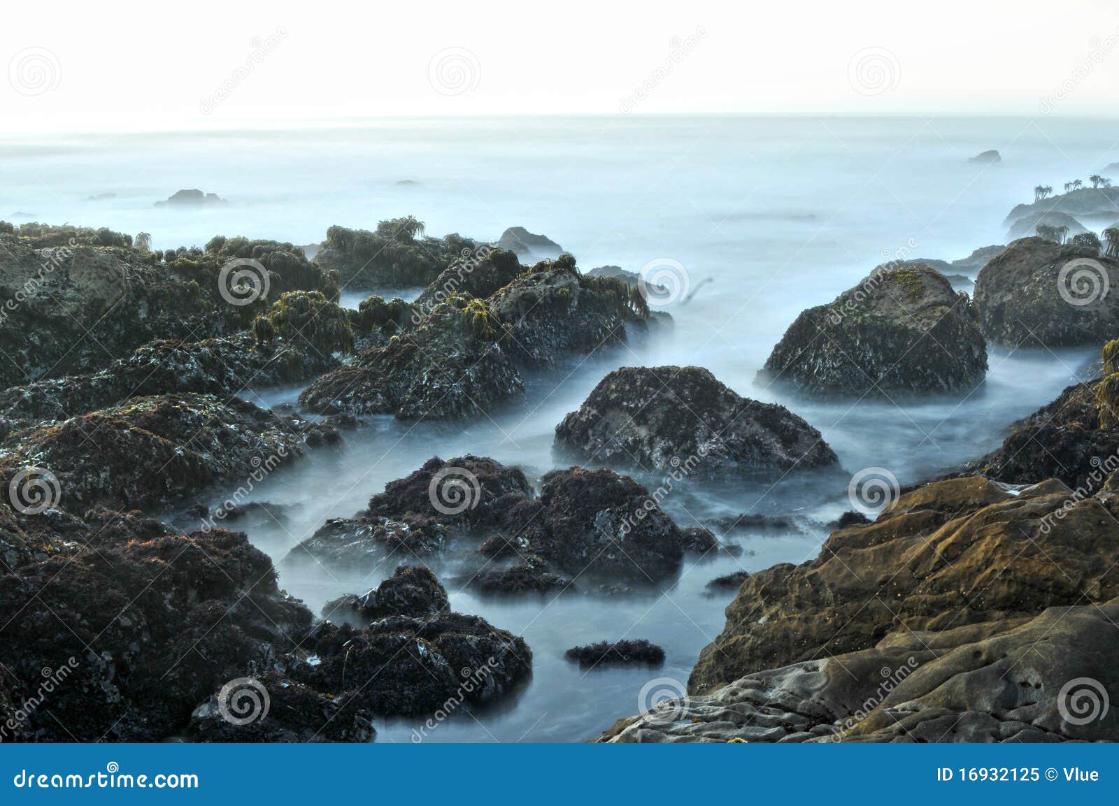 Rocky Ocean Beach Sea Shore Stock Image - Image of pool, blue: 16932125
