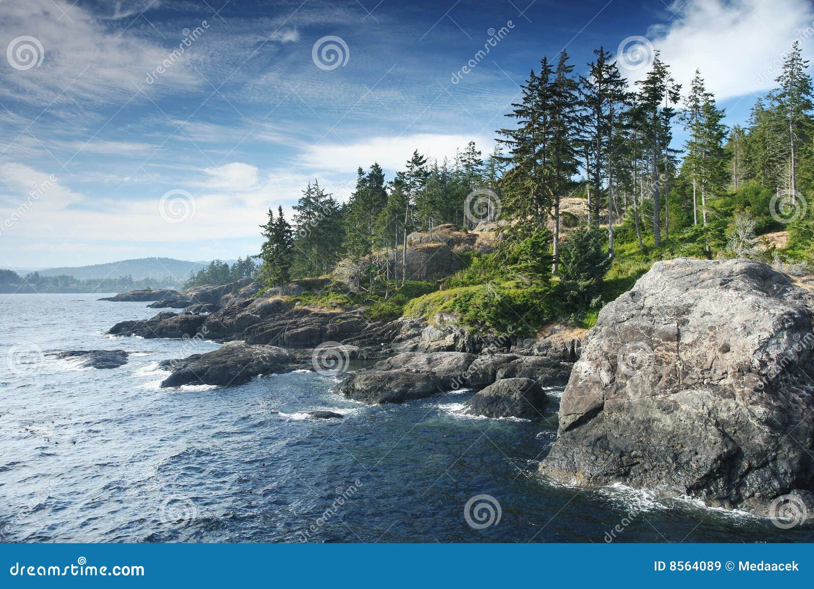 Rocky Ocean Coast In Canada Royalty Free Stock Images - Image: 8564089