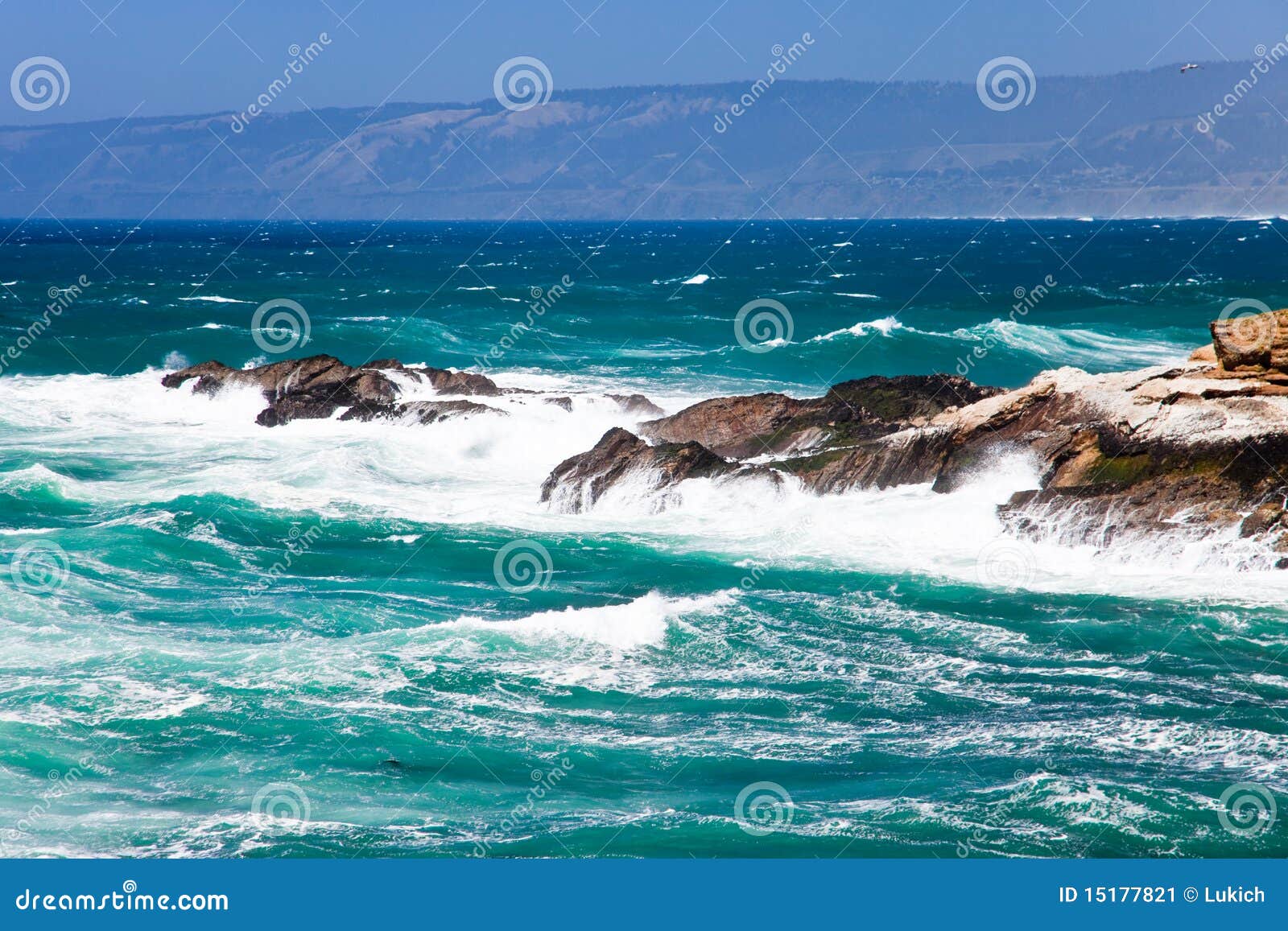 Rocky ocean coastline stock image. Image of outdoor, picturesque - 15177821