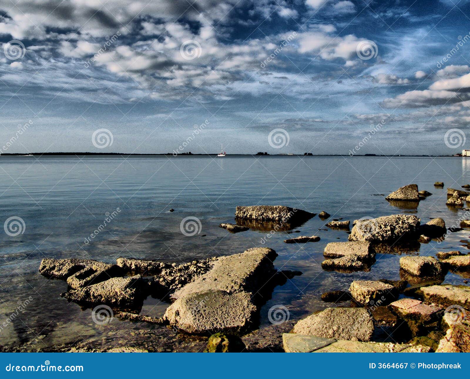 Rocky Ocean Shore stock image. Image of river, setting - 3664667