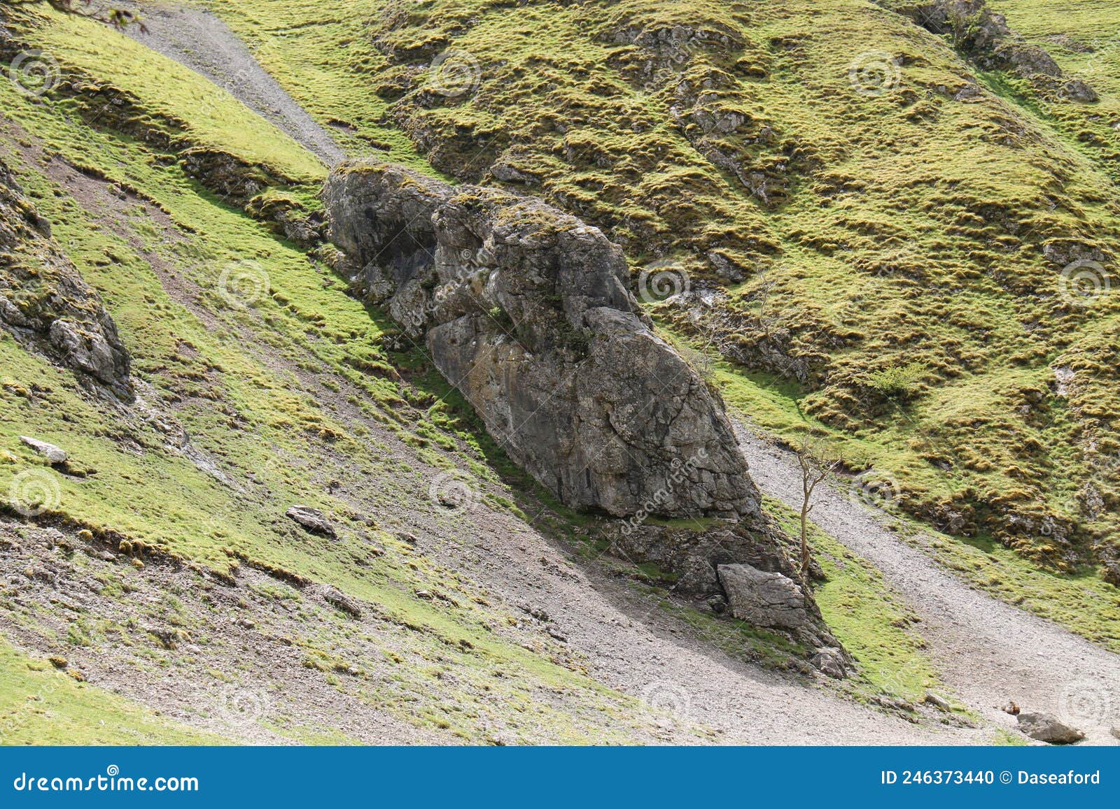 Rocky Outcrop. stock photo. Image of scree, hill, landscape - 246373440