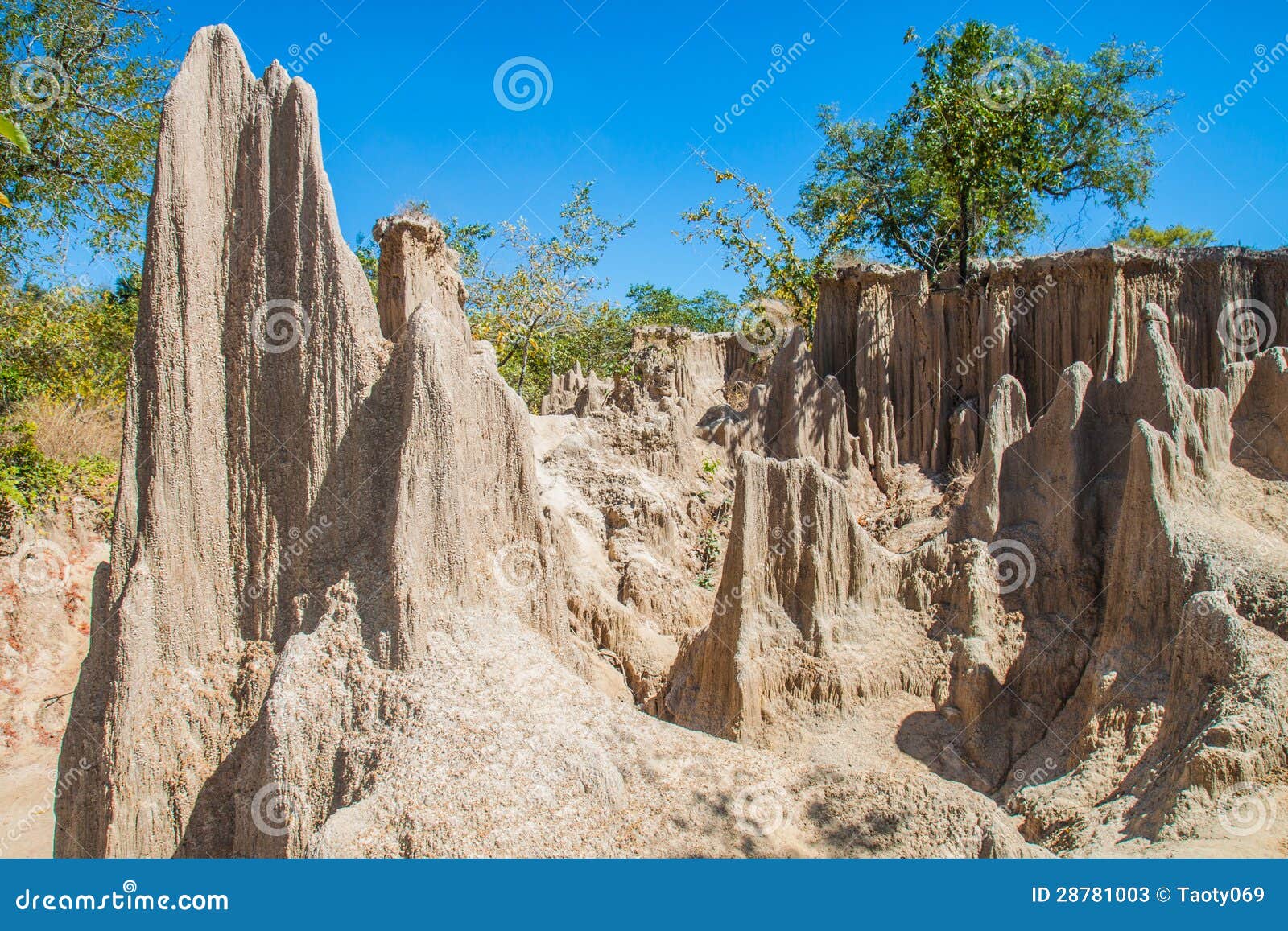 Rocky Parched Soil Landscape Stock Image - Image of waterless, soil ...