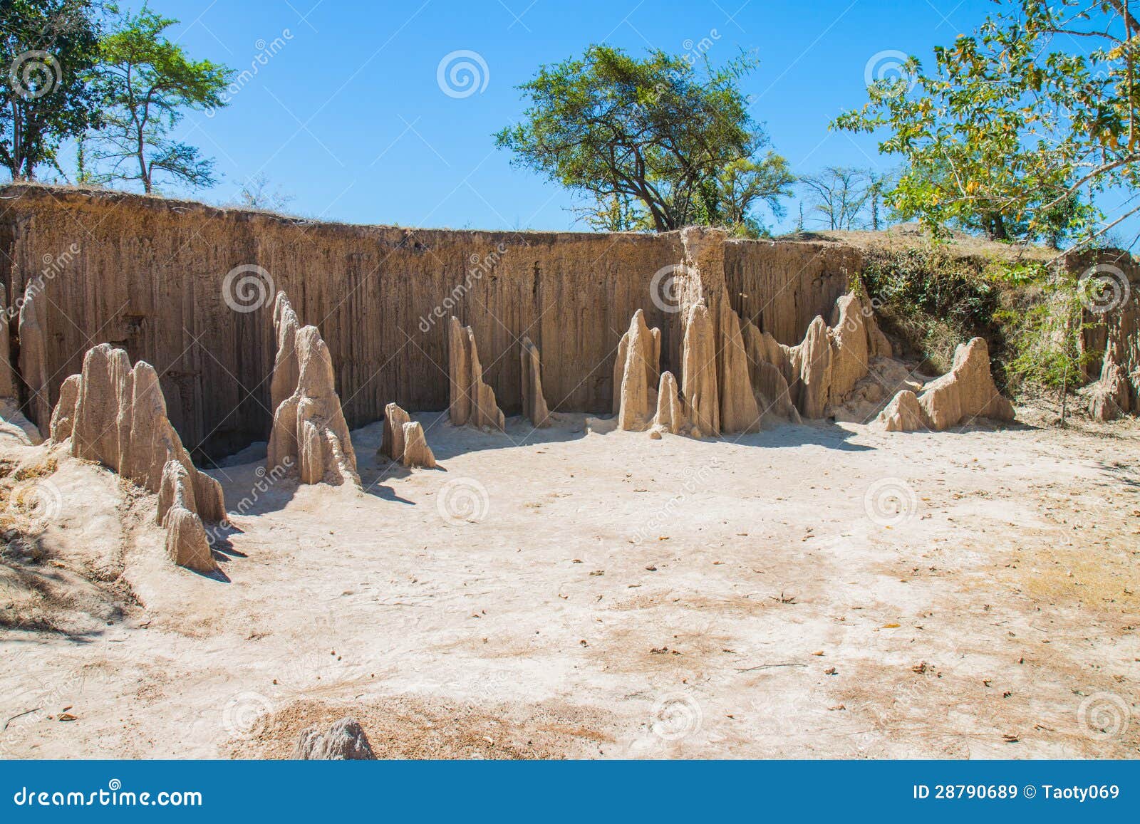 Rocky Parched Soil Landscape Stock Image - Image of vertical, landscape ...