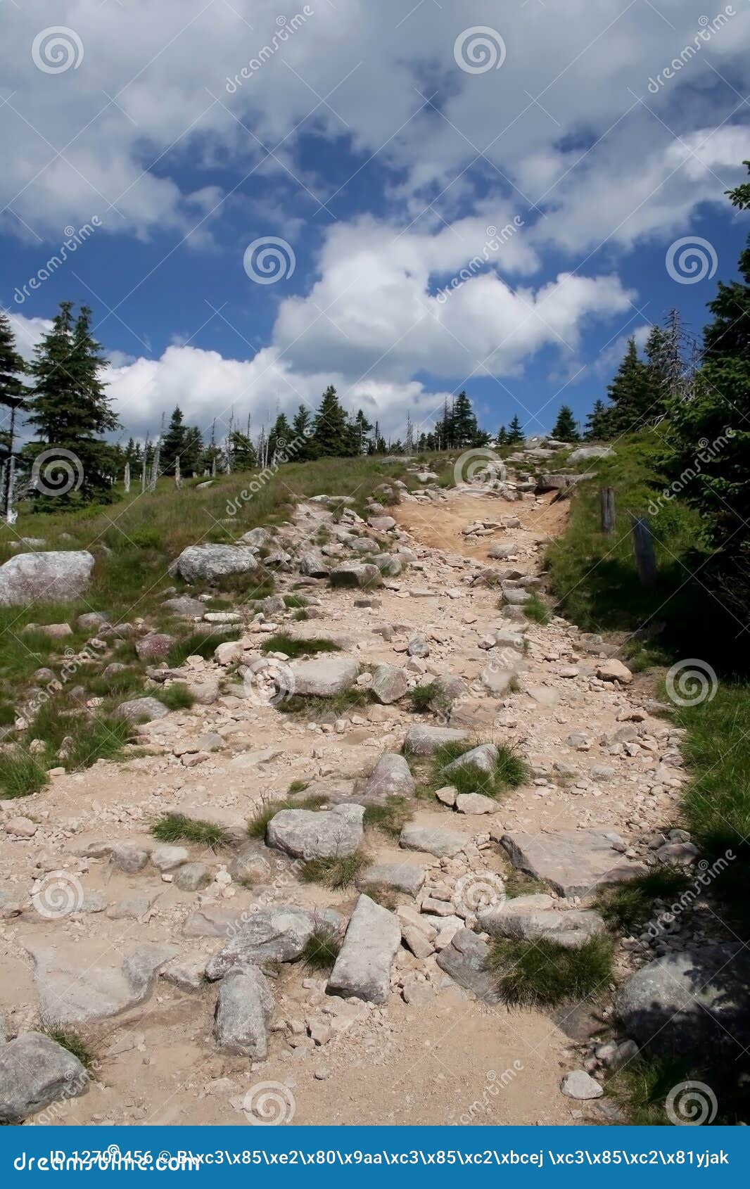 Rocky path in mountains stock photo. Image of pathway - 12700456