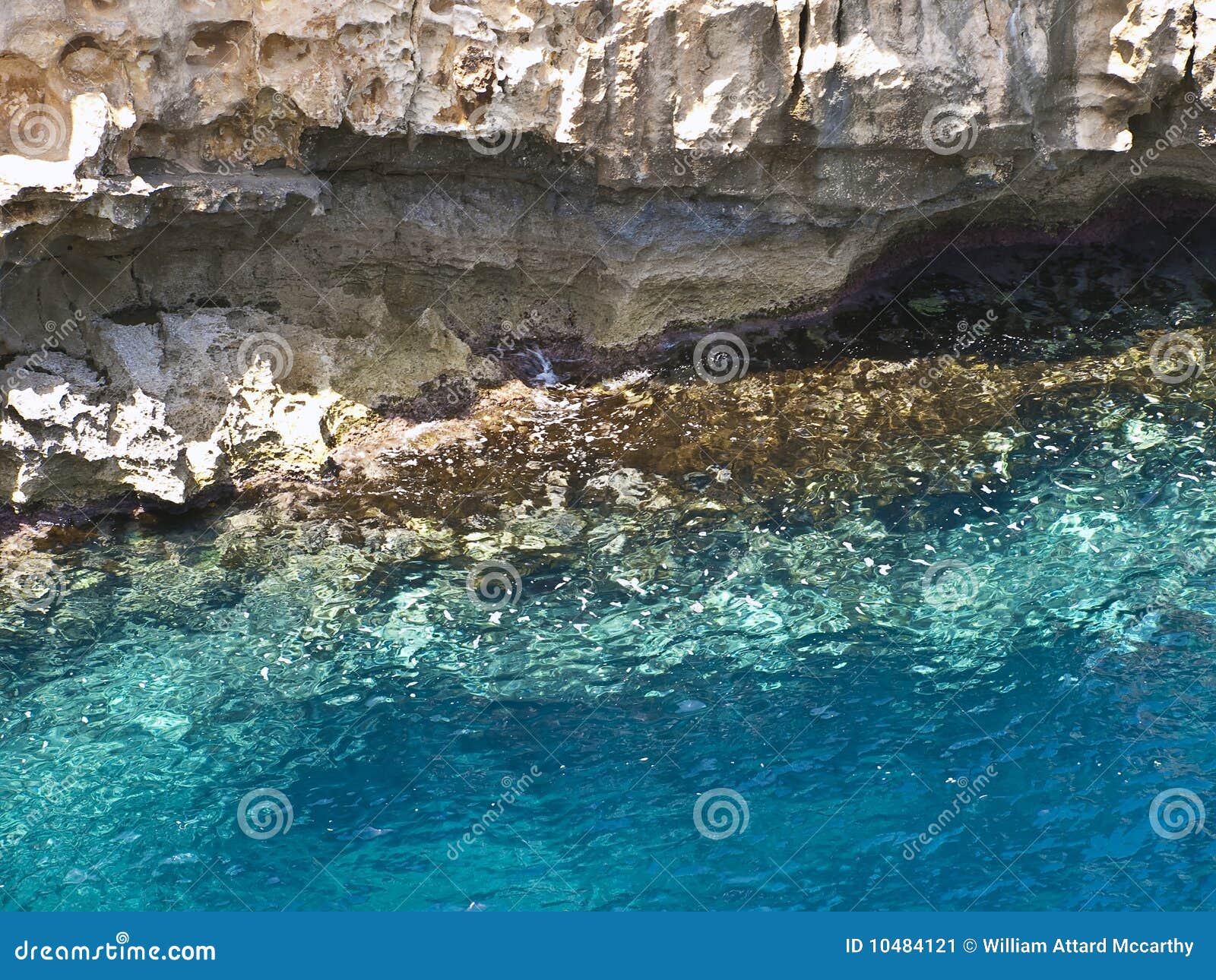 Rocky Reef stock image. Image of blue, scuba, limestone - 10484121