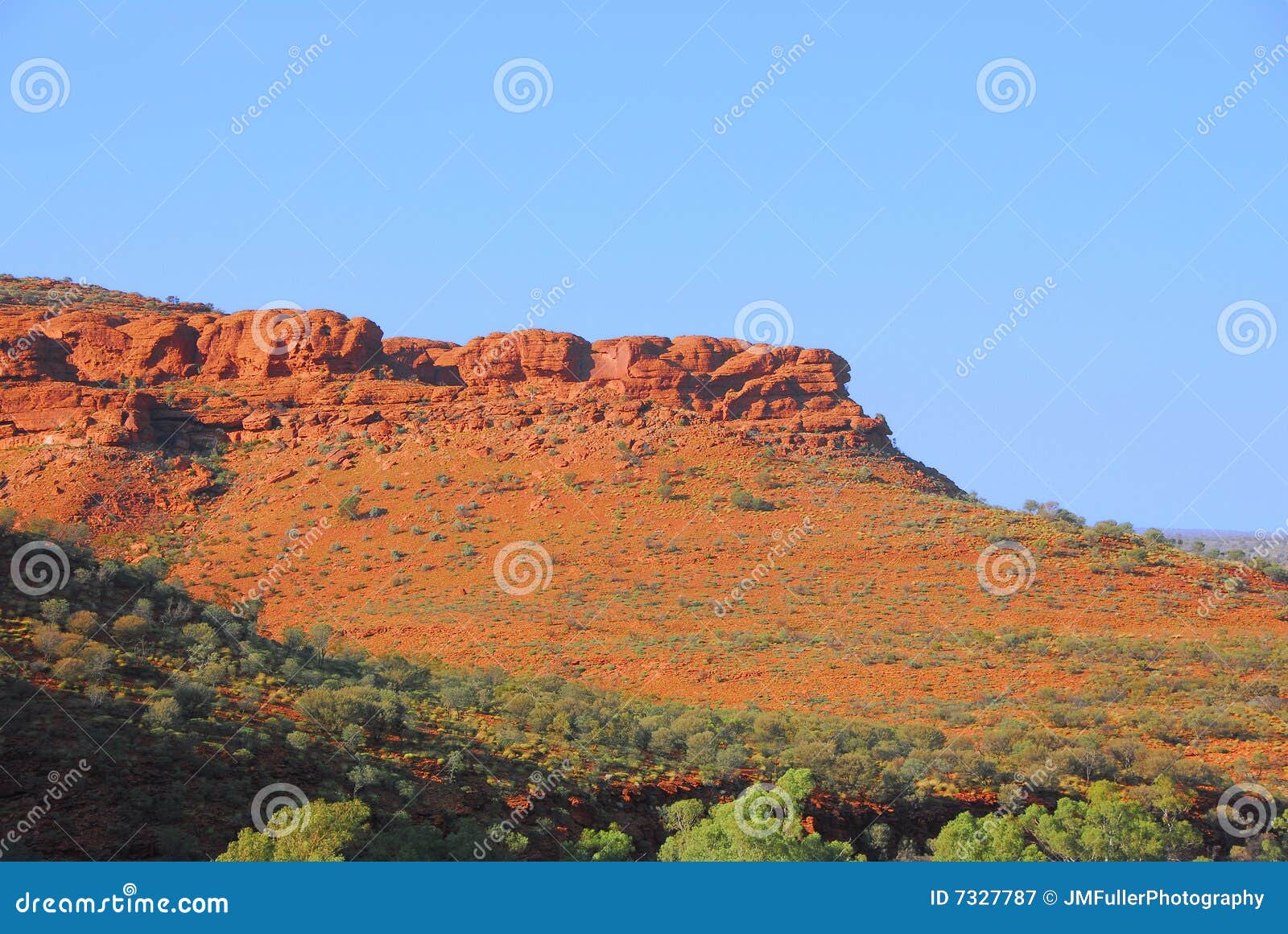 Rocky Ridge in the Outback of Australia Stock Image - Image of butte ...