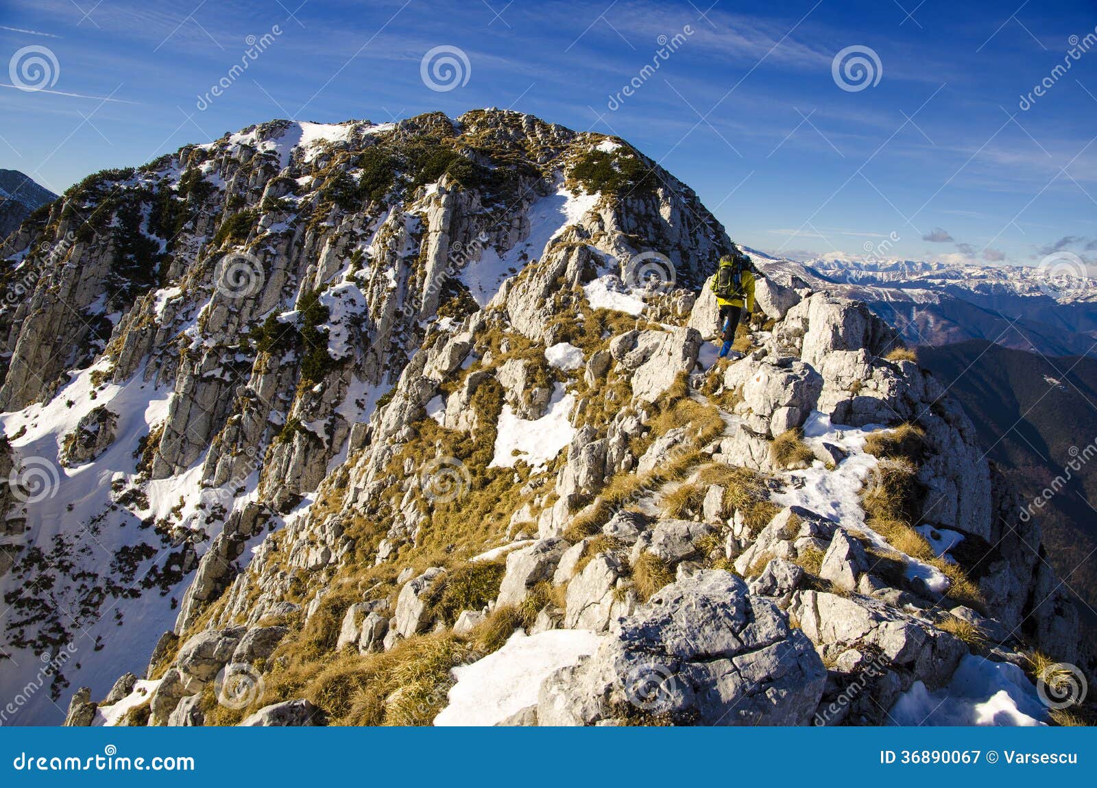 Rocky ridge stock image. Image of european, danger, ridge - 36890067