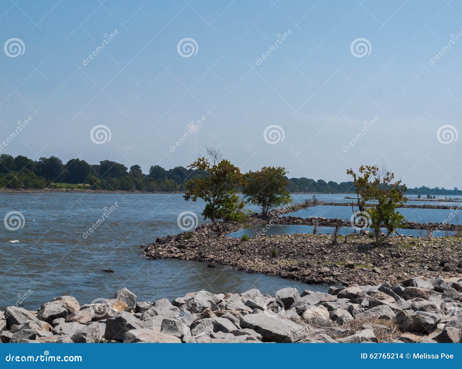 Rocky River Bank stock photo. Image of construction, rocky - 62765214
