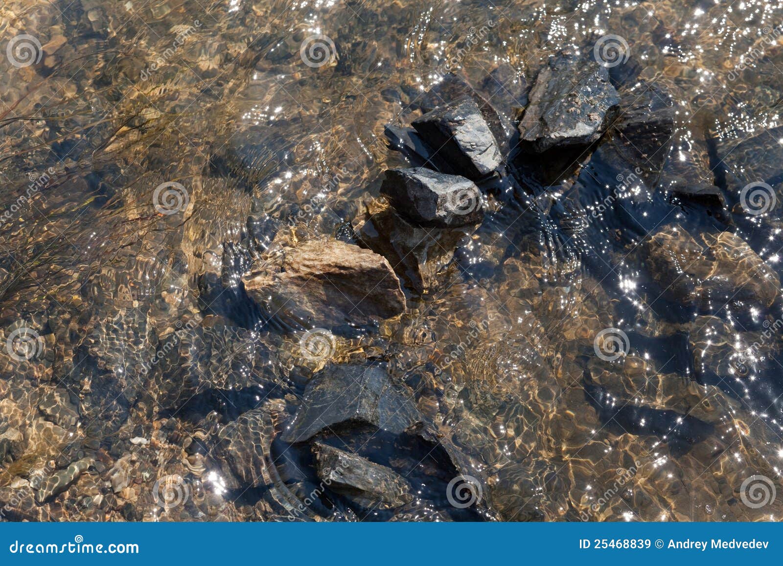 Rocky river bottom. stock image. Image of rapids, fresh - 25468839