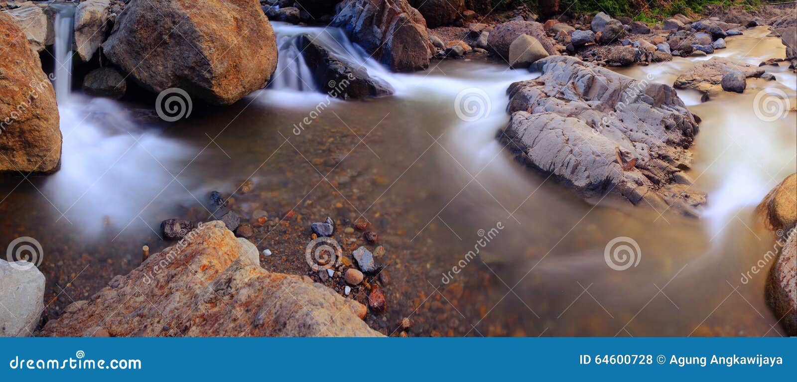 Li Phi Waterfall With SlowSpeed Shutter In Don Khone Stock Photography ...