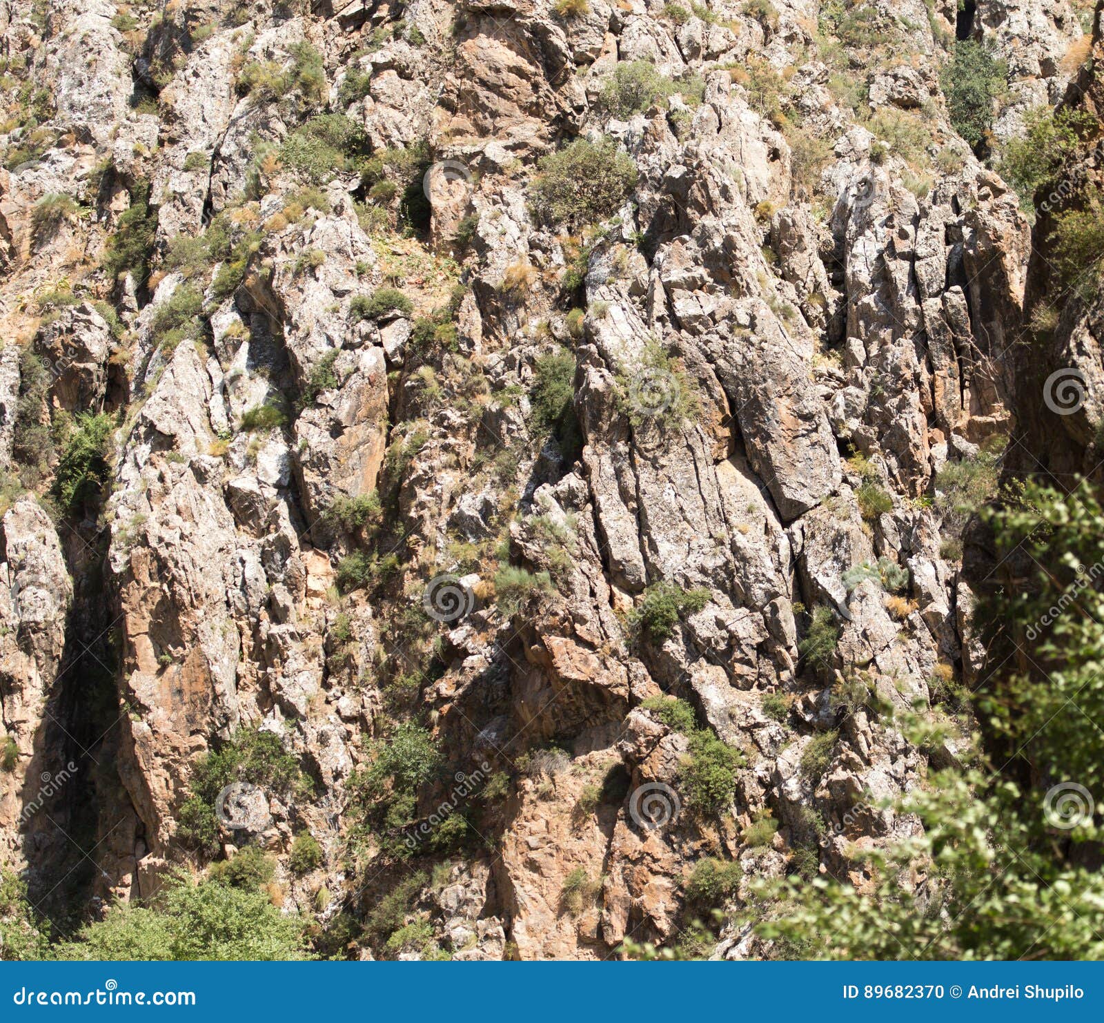 Rocky rock as background stock photo. Image of interior - 89682370