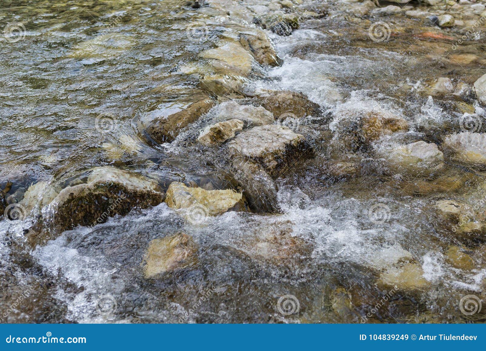 Rocky Rough River with Stones Stock Image - Image of green, canyon ...