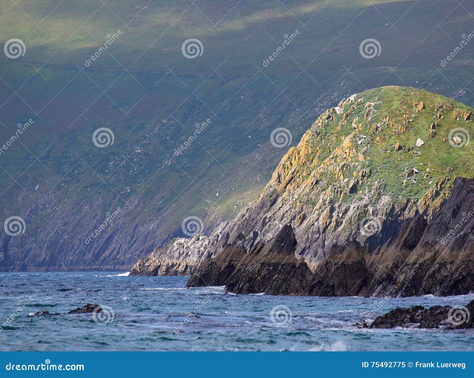 Rocky and Rugged Costline in Ireland Stock Image - Image of travel ...
