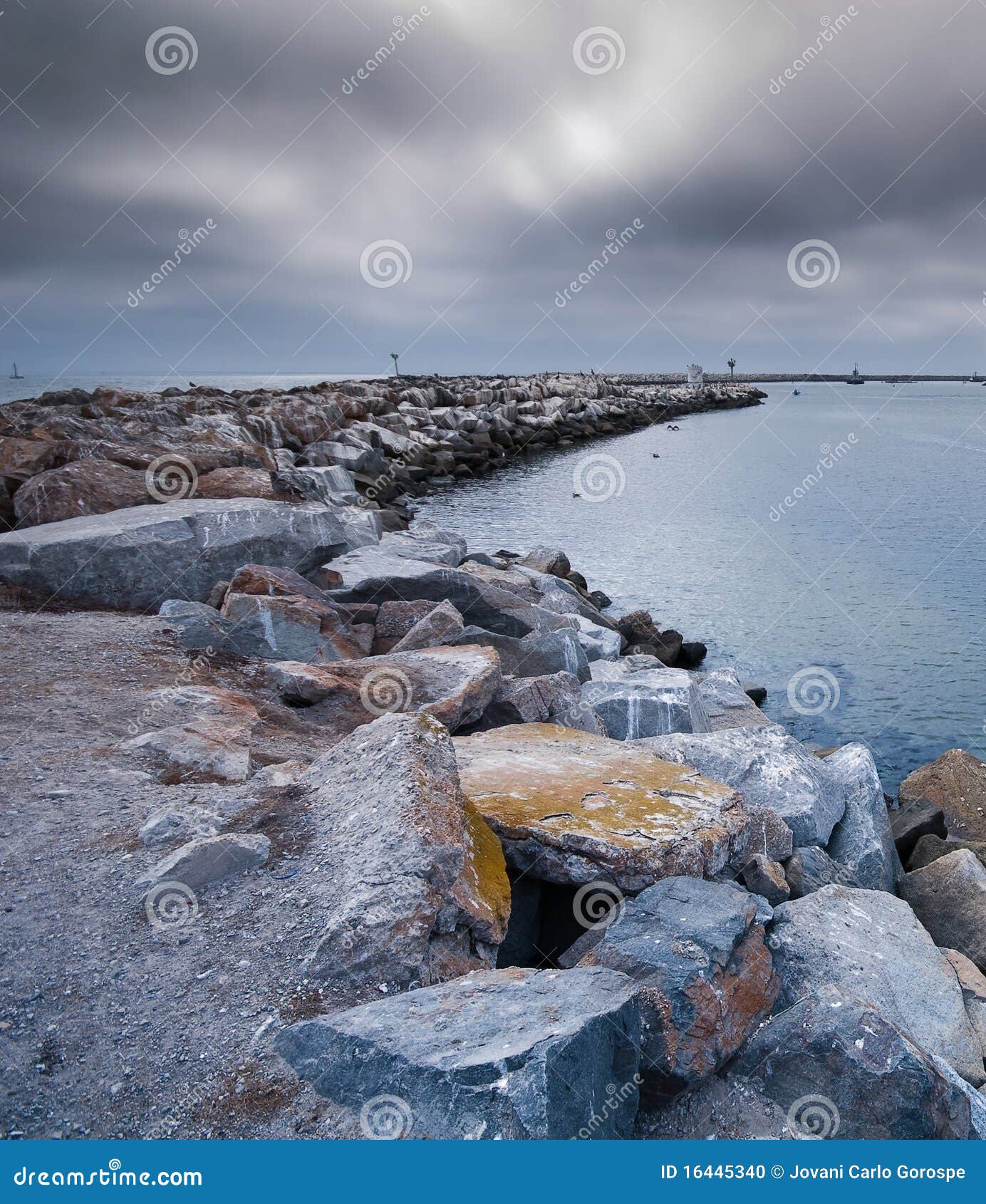 Rocky Sand Bar stock photo. Image of beautiful, serene - 16445340