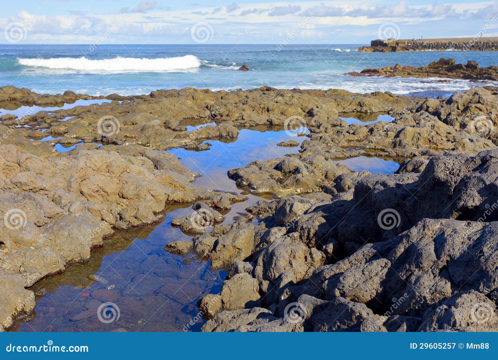 Rocky sea coast stock image. Image of islands, wave, surface - 29605257