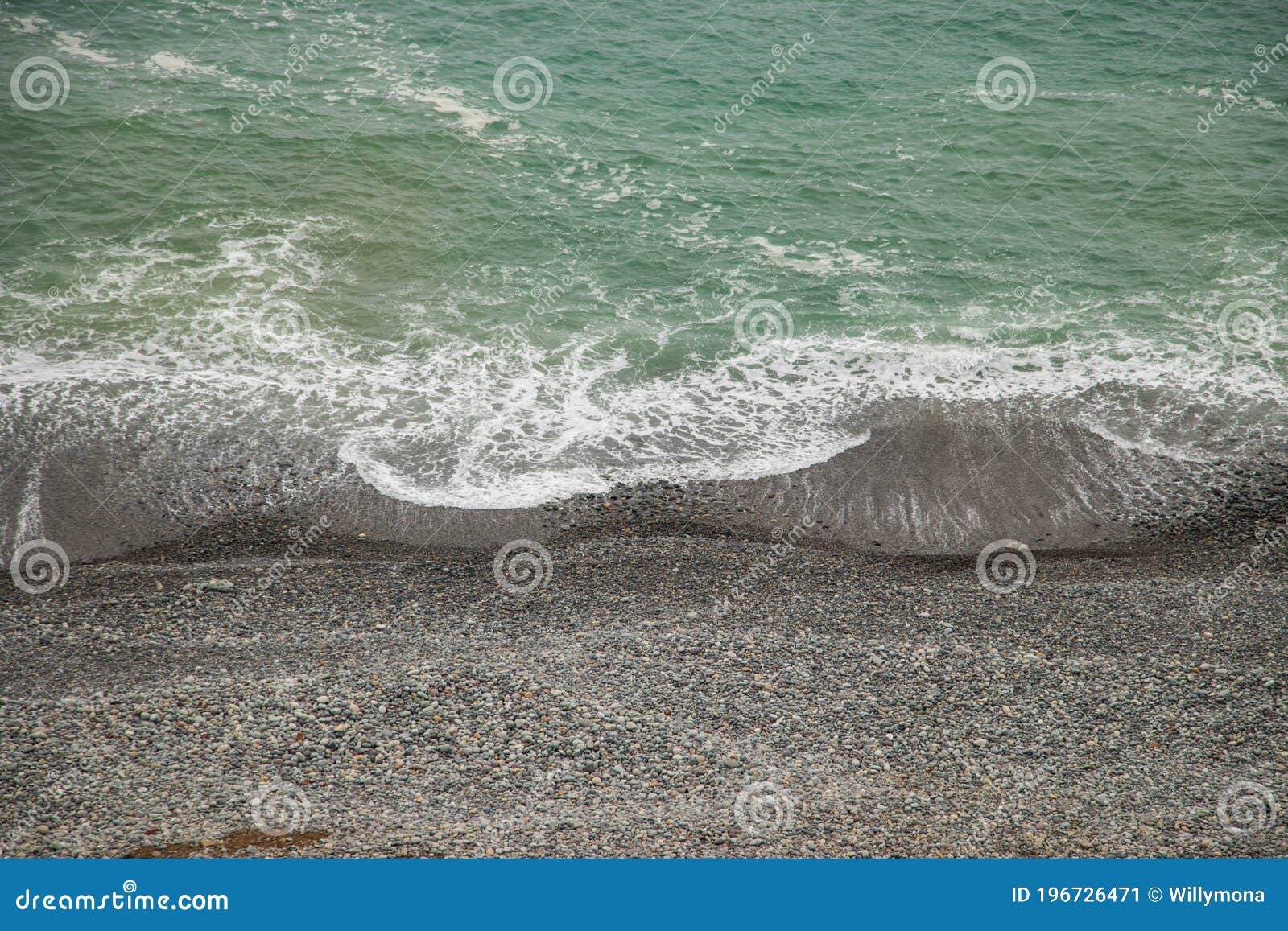 Rocky sea coast from above stock image. Image of beautiful - 196726471