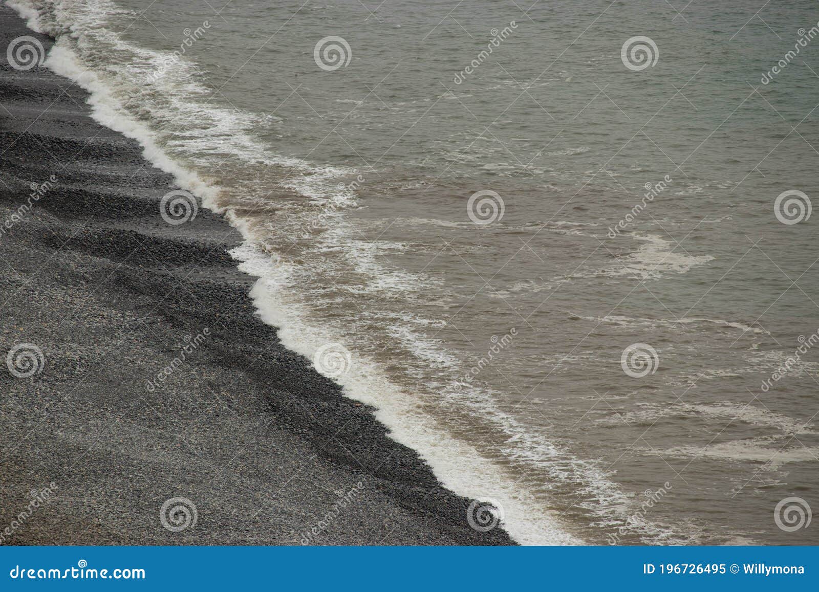 Rocky sea coast from above stock image. Image of ocean - 196726495