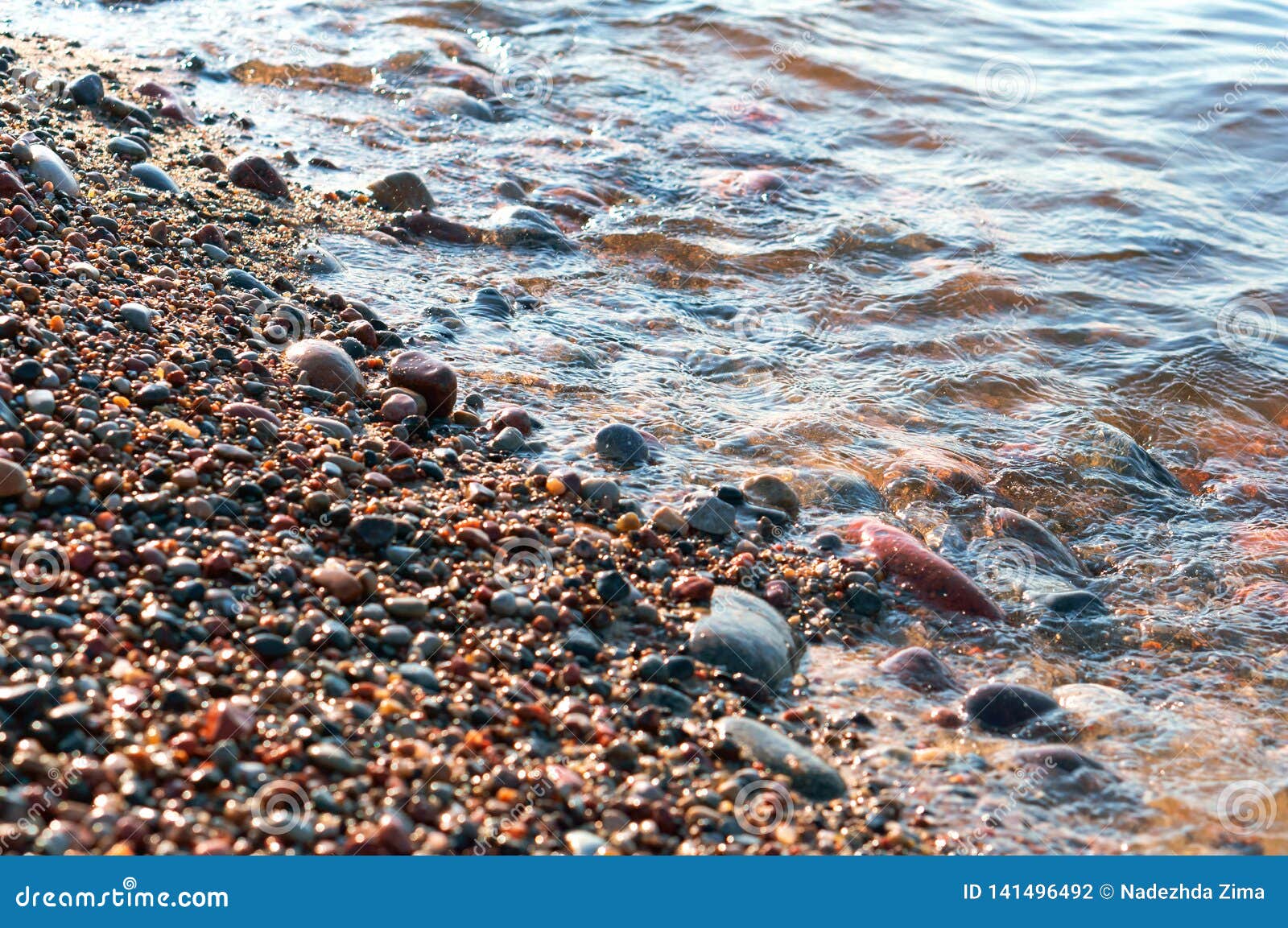 Rocky Seashore, Stones on the Seashore Stock Photo - Image of horizon ...