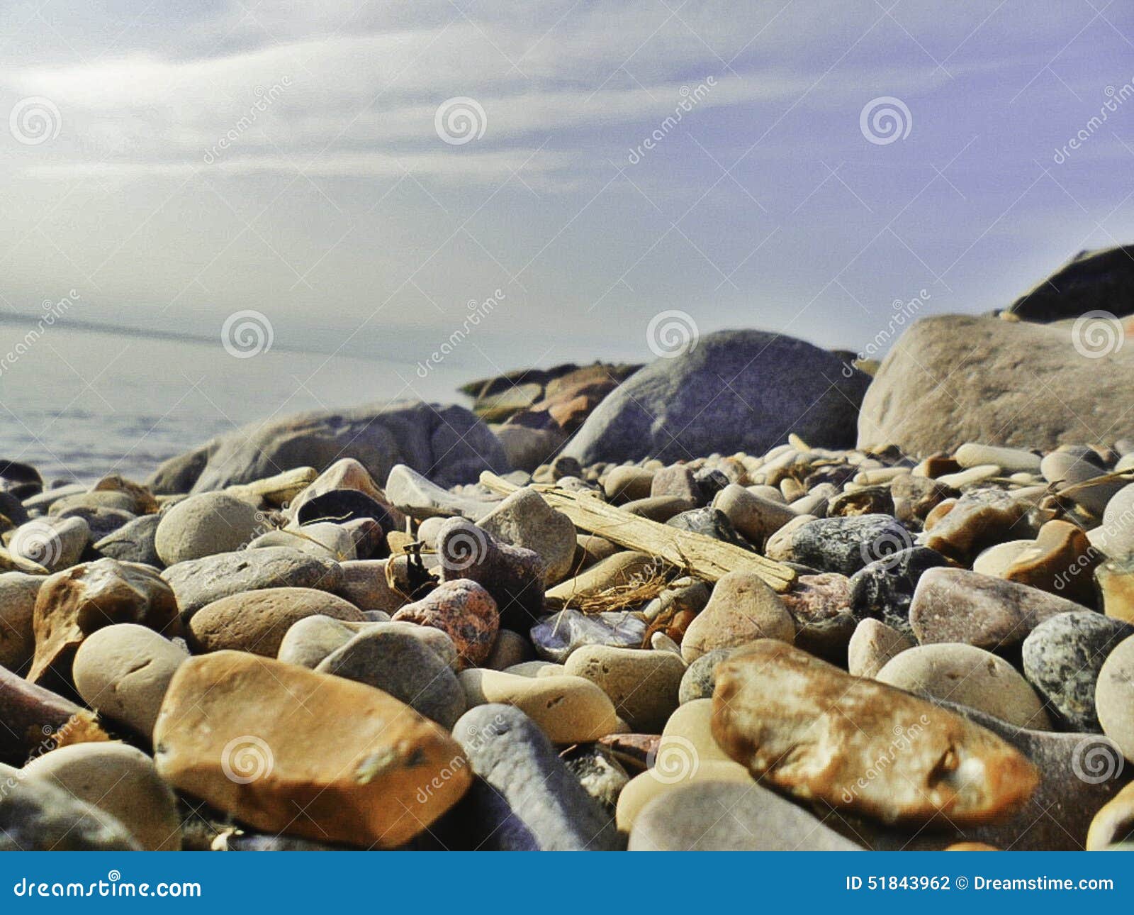 Rocky seashore. stock photo. Image of scene, outdoors - 51843962