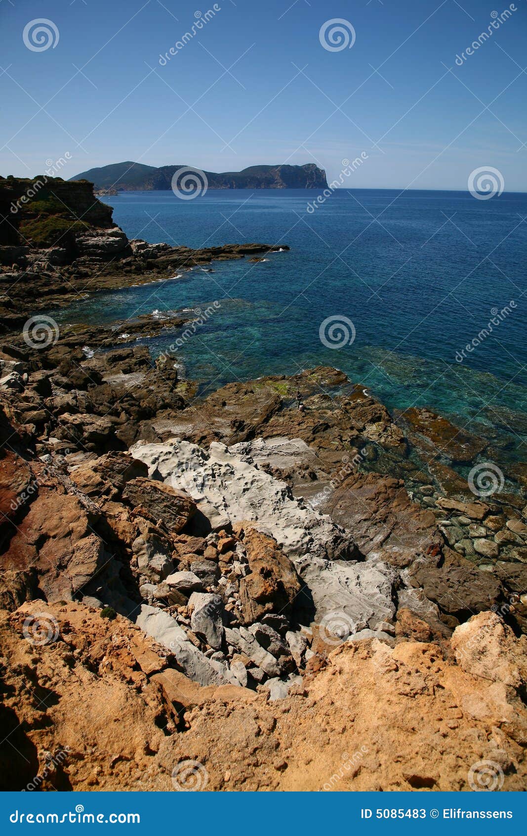 Rocky seaside with cliffs stock image. Image of island - 5085483