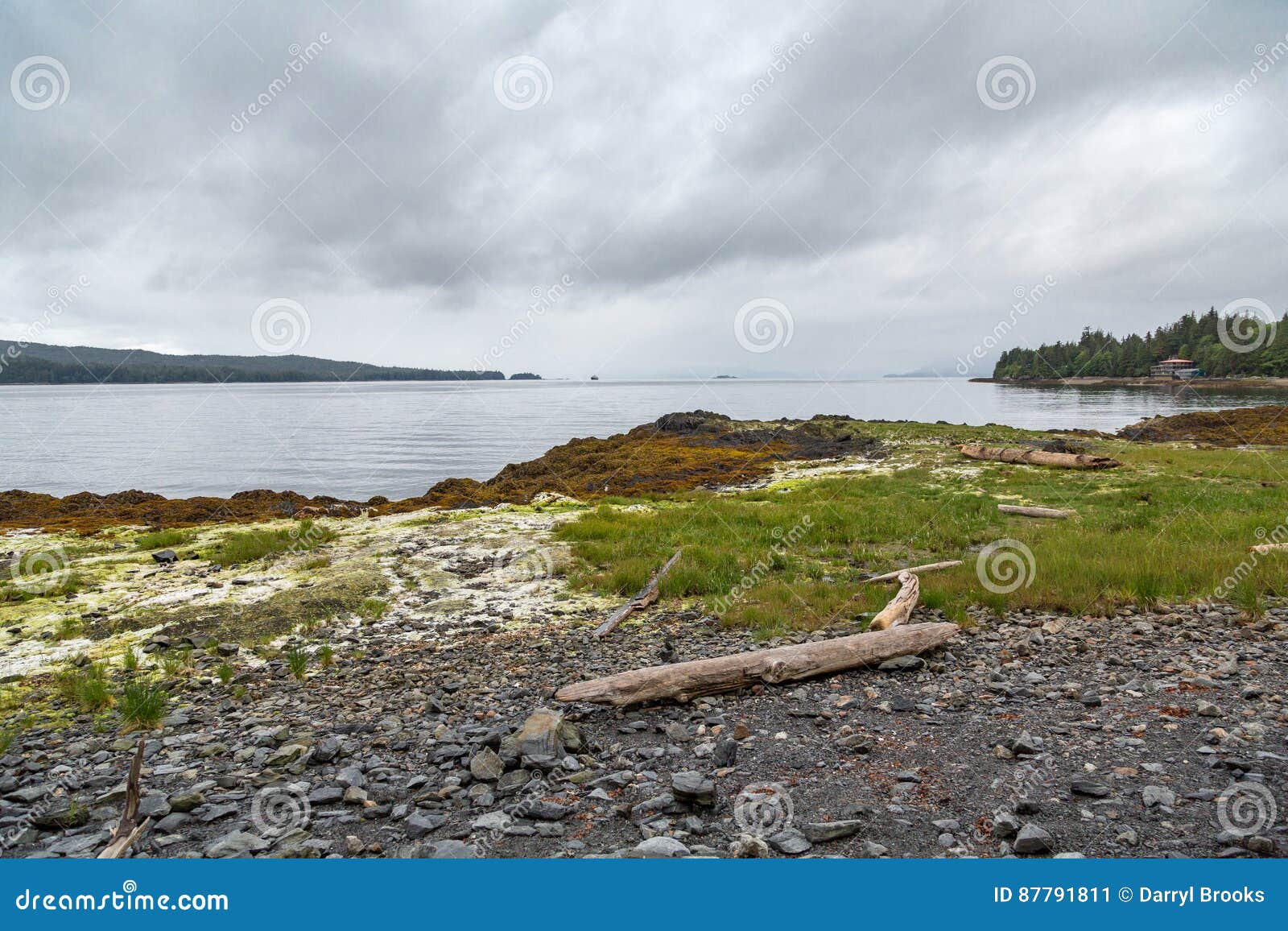 Rocky Shore in Alaska stock image. Image of vancouver - 87791811