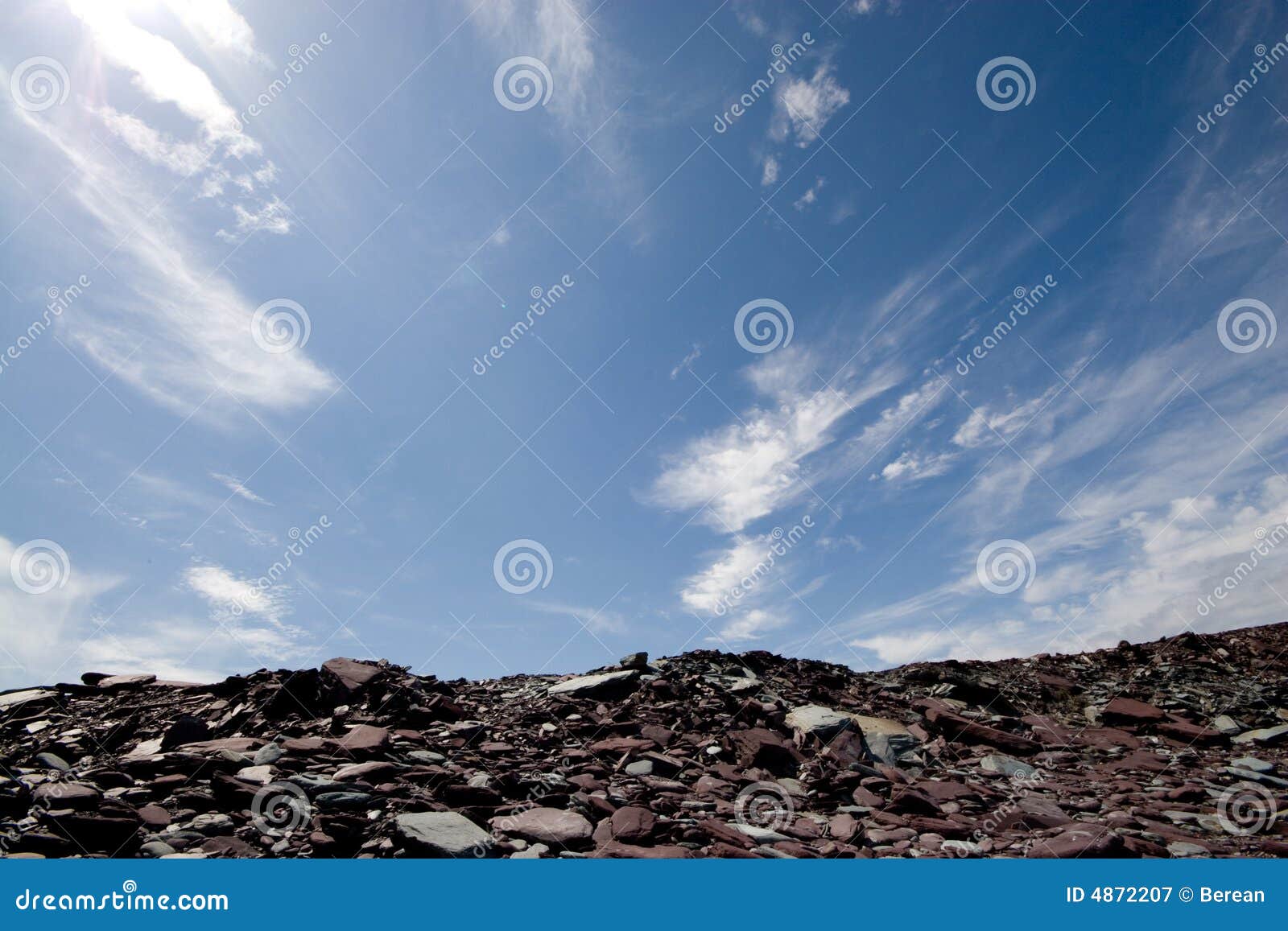 Rocky sky stock image. Image of quarry, skies, clouds - 4872207