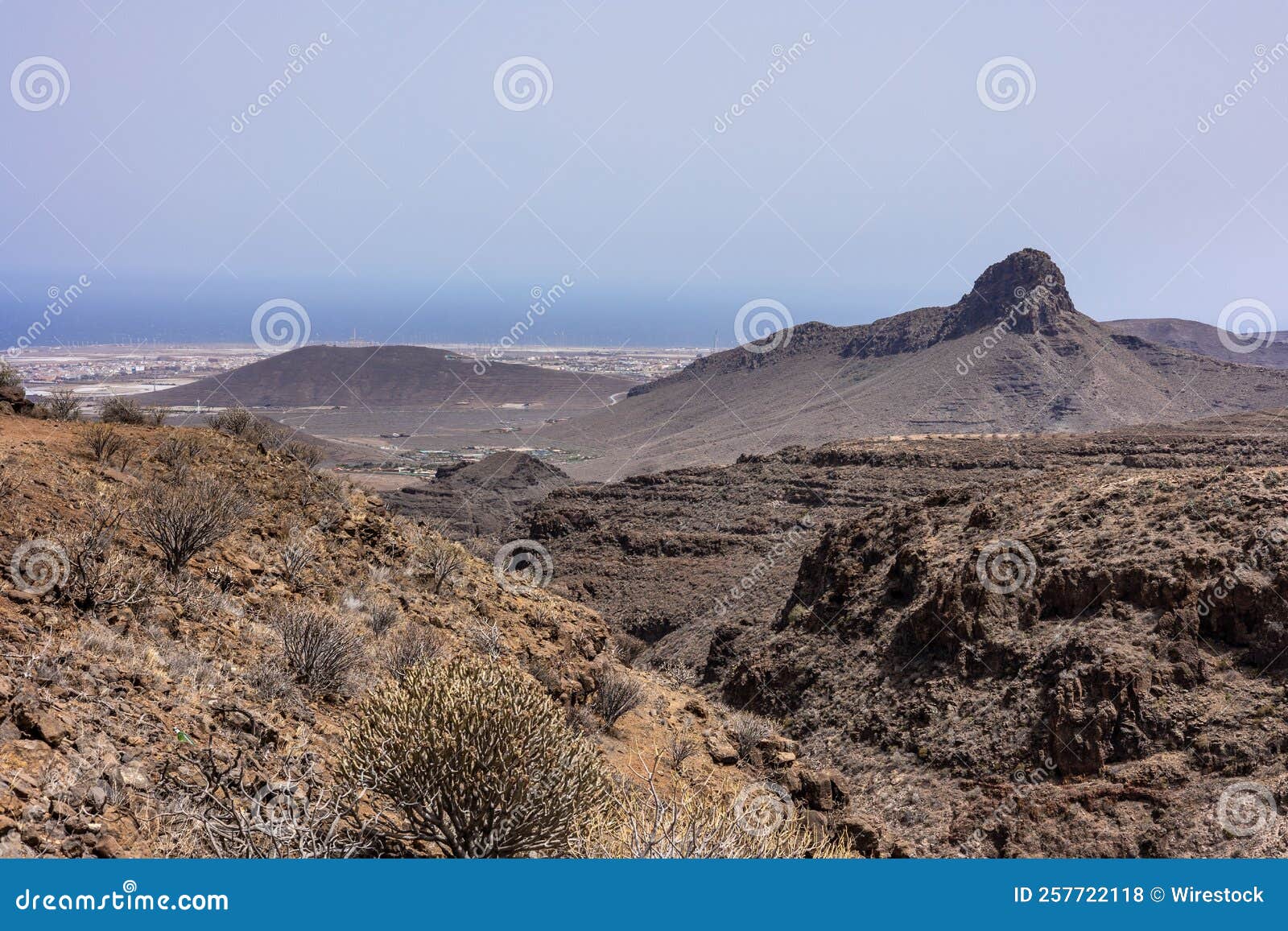 Tall cliffs in a desert stock photo. Image of geology - 257722118