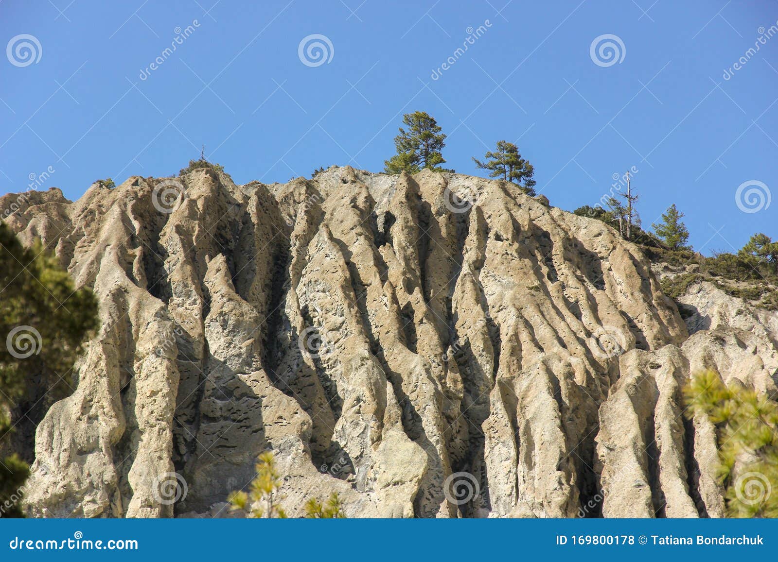 Rocky Terrain, Mountains of Nepal, Cliffs Stock Photo - Image of ...