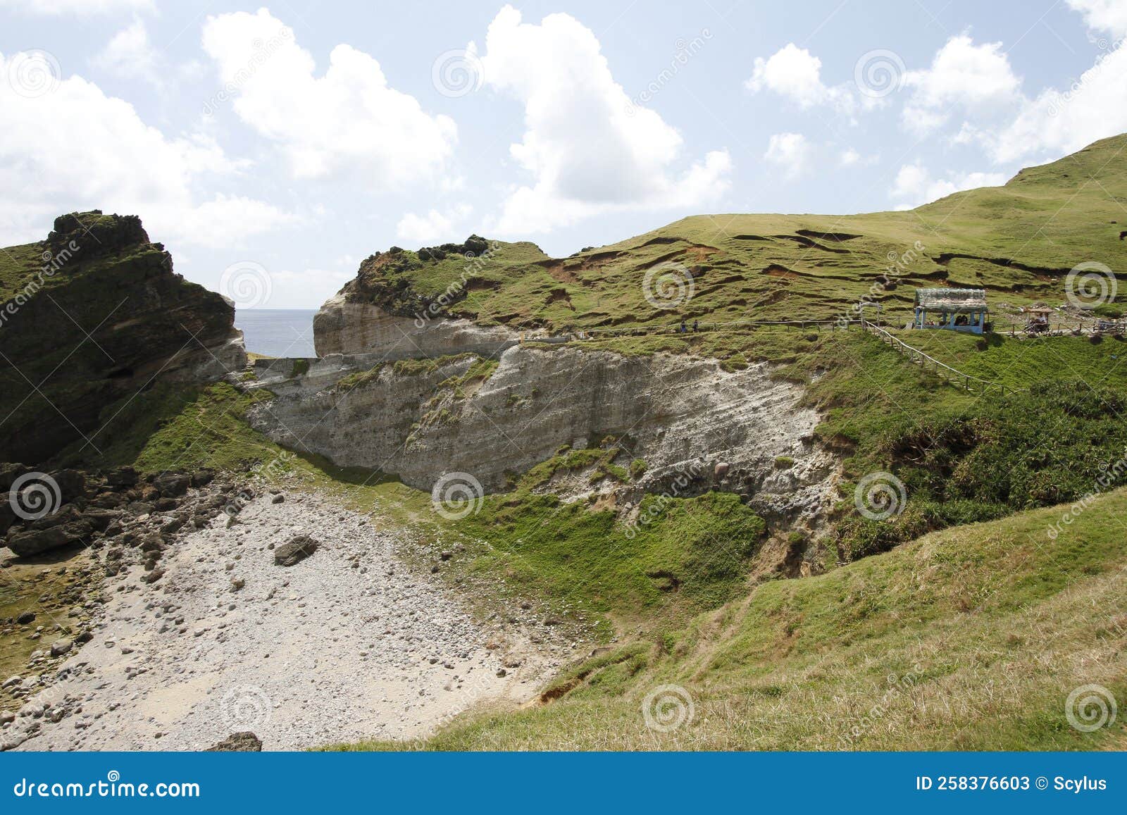 Rocky View of the Landscape at Batanes, Philippines Stock Image - Image ...