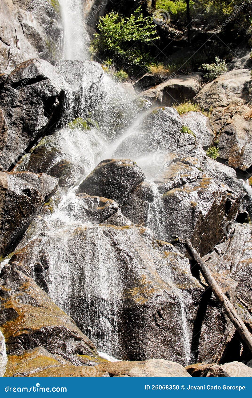 Rocky Waterfall stock photo. Image of destination, natural - 26068350