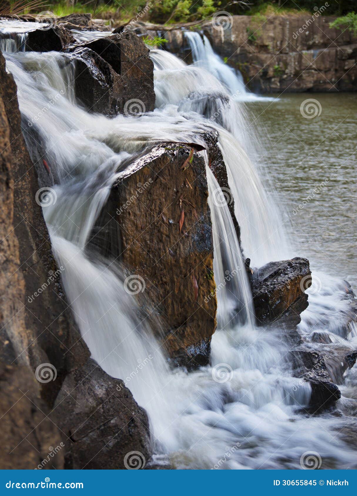 Rocky Waterfall stock image. Image of rock, fresh, river - 30655845