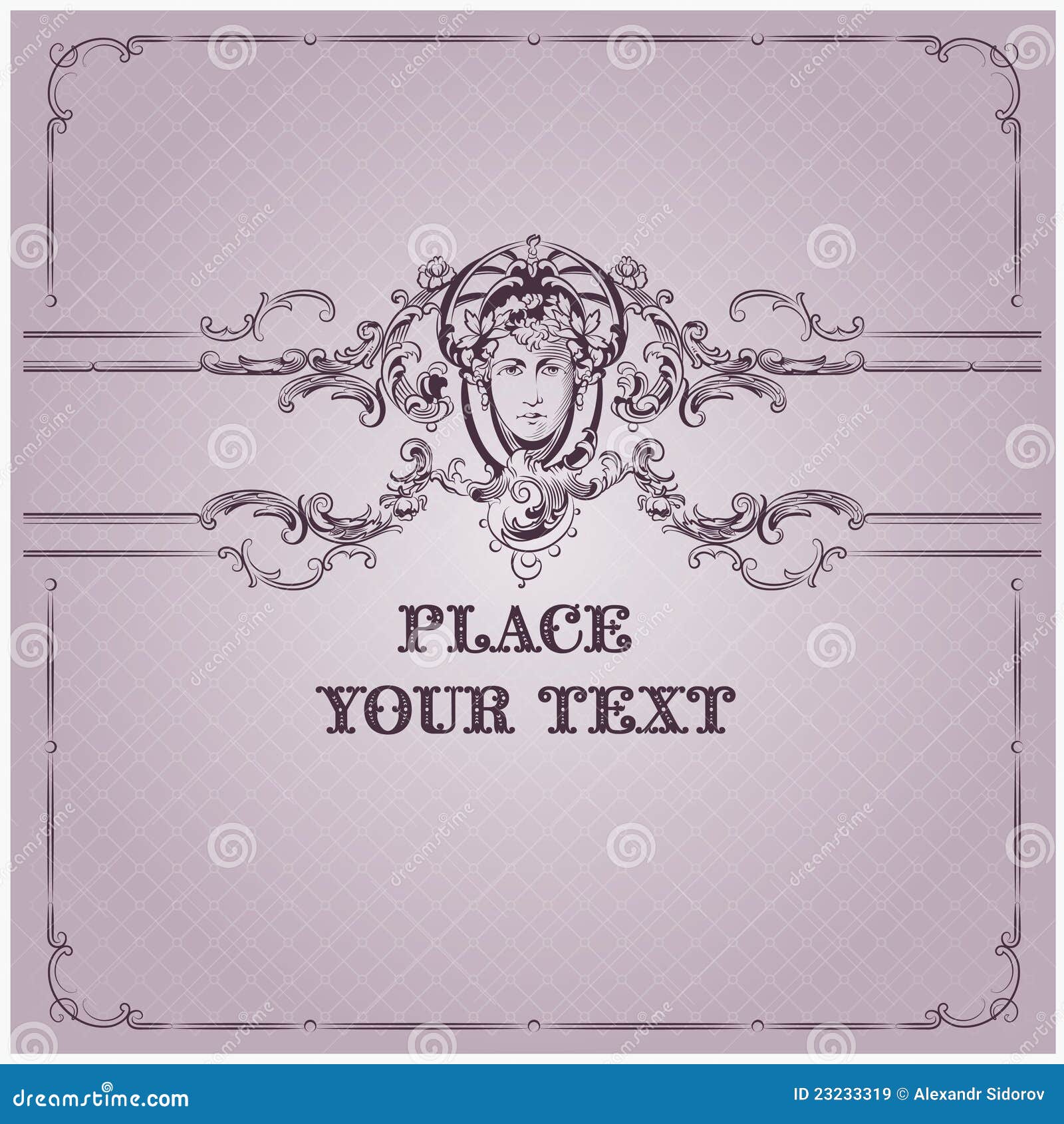 Rococo background stock vector. Illustration of antique - 23233319