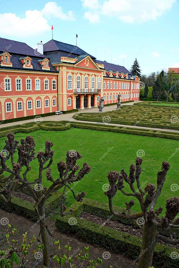Rococo chateau stock image. Image of architecture, manor - 9558949