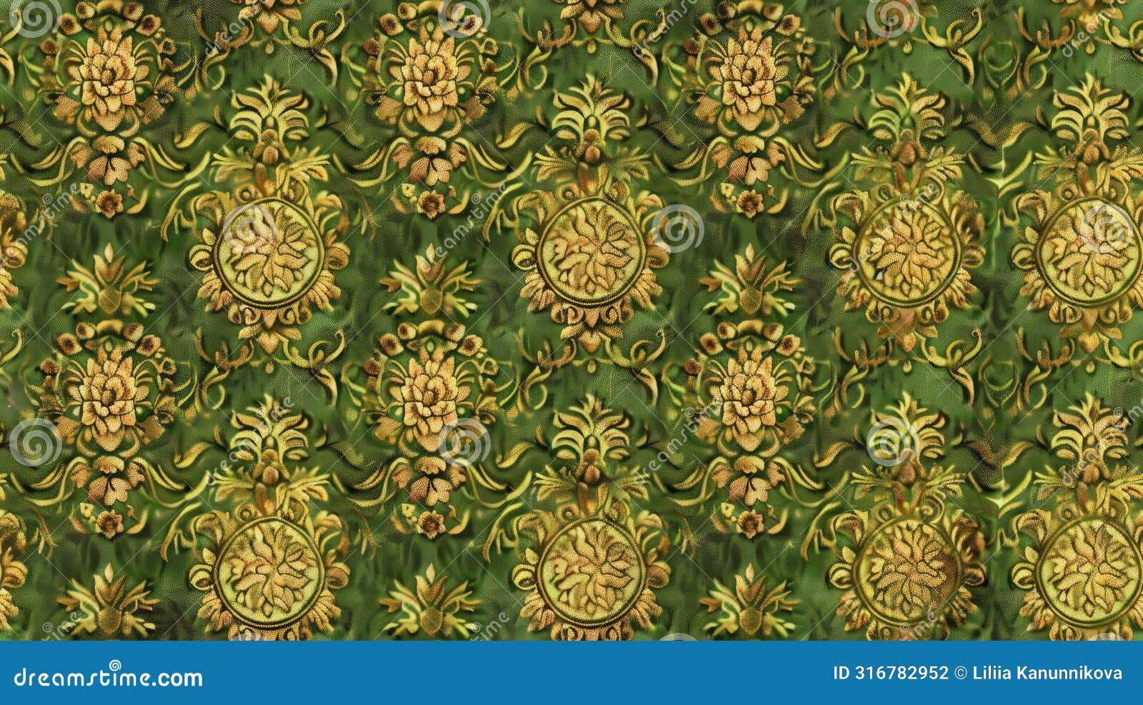A Rococo Pattern Adorning the Ornate Ceiling of a Historic Ballroom ...