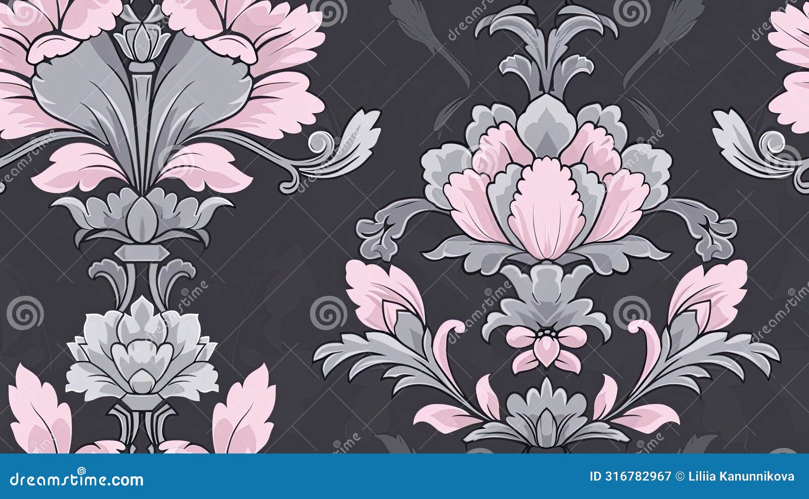 A Rococo Pattern Adorning The Ornate Ceiling Of A Historic Ballroom ...